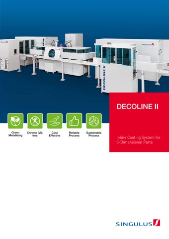 Singulus Technologies - Decoline II by Singulus Technologies - Issuu