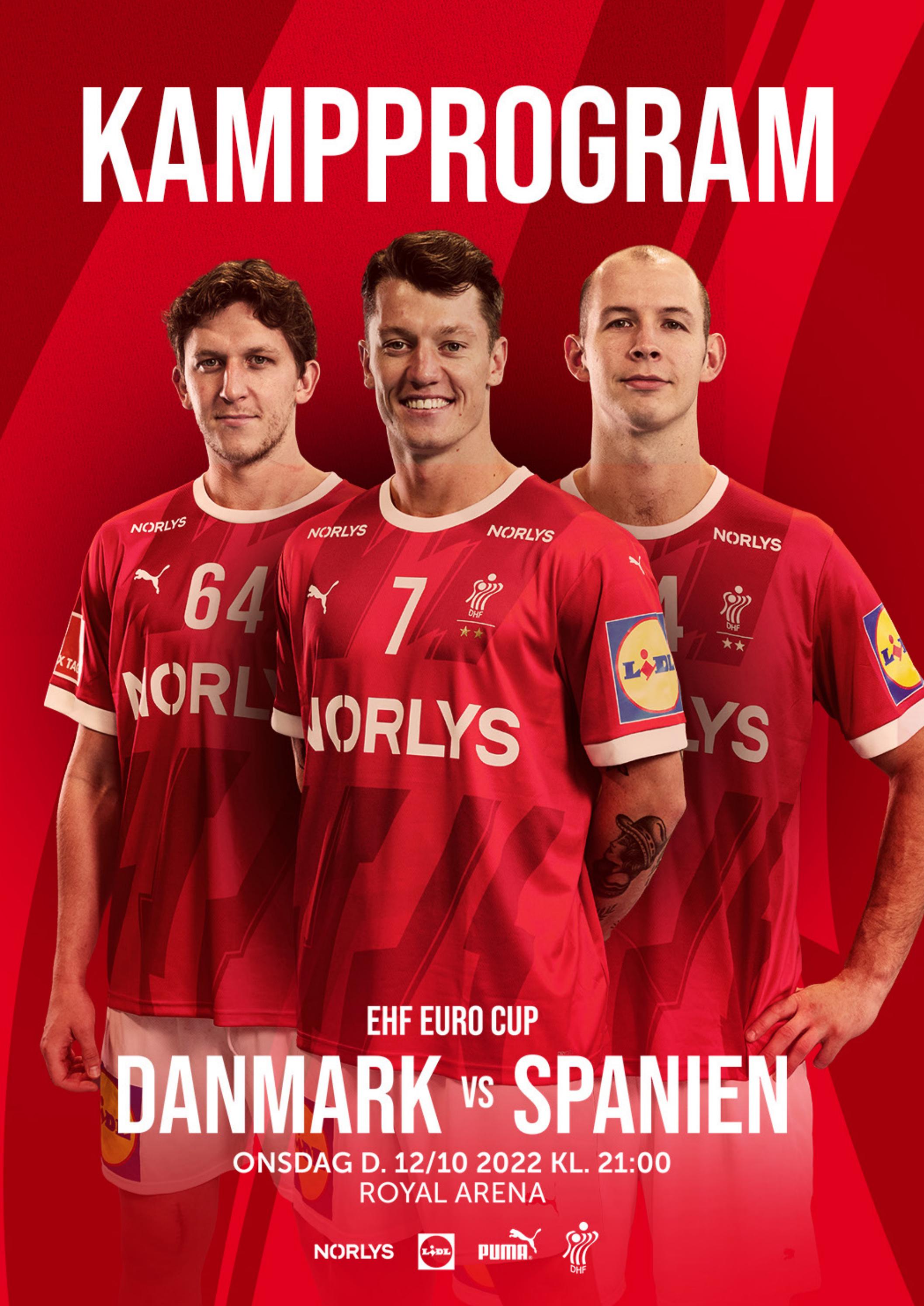 EHF EURO Cup Danmark - Spanien by Dansk Håndbold Forbund - Issuu