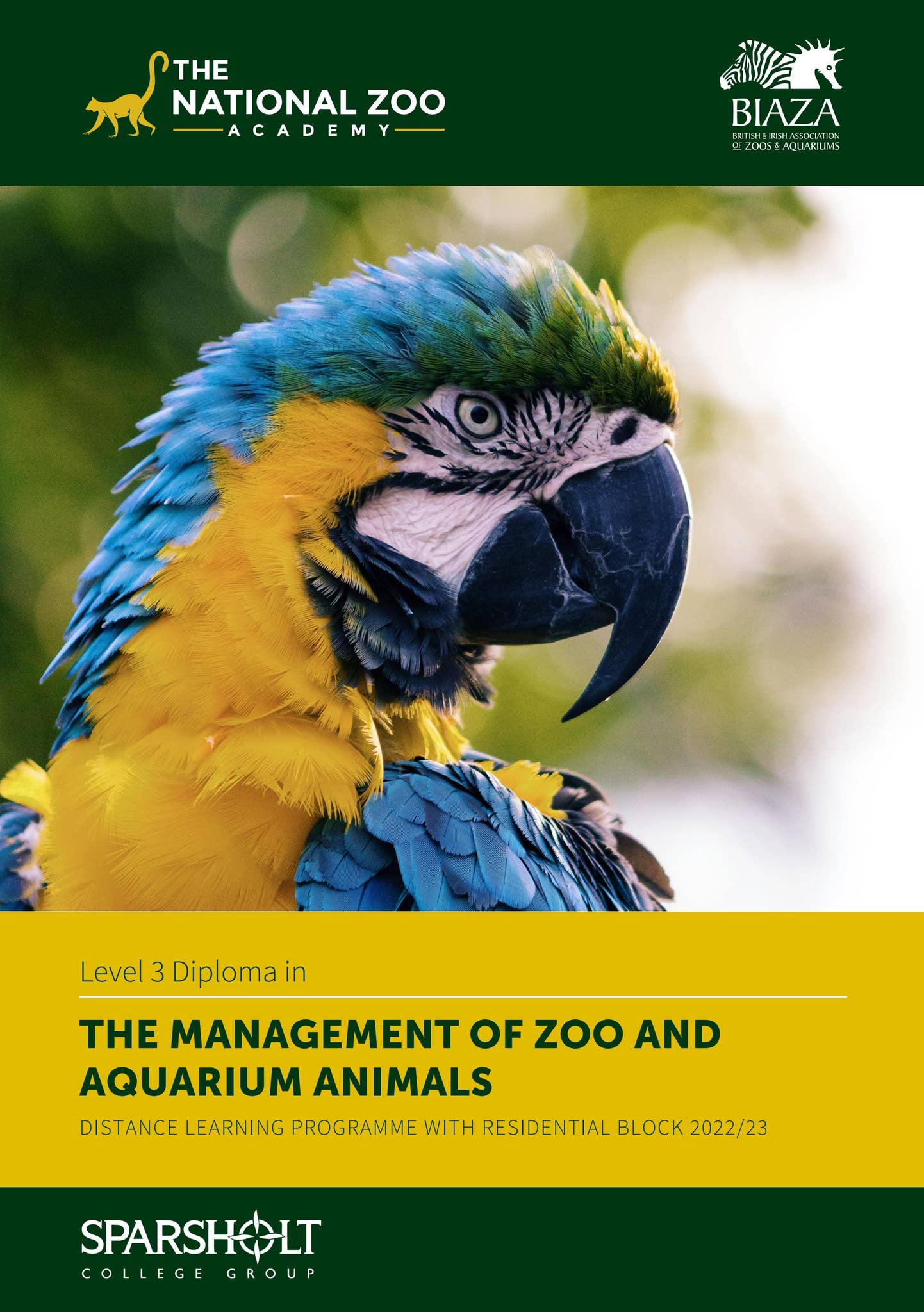 Level 3 Diploma in THE MANAGEMENT OF ZOO AND AQUARIUM ANIMALS by ...