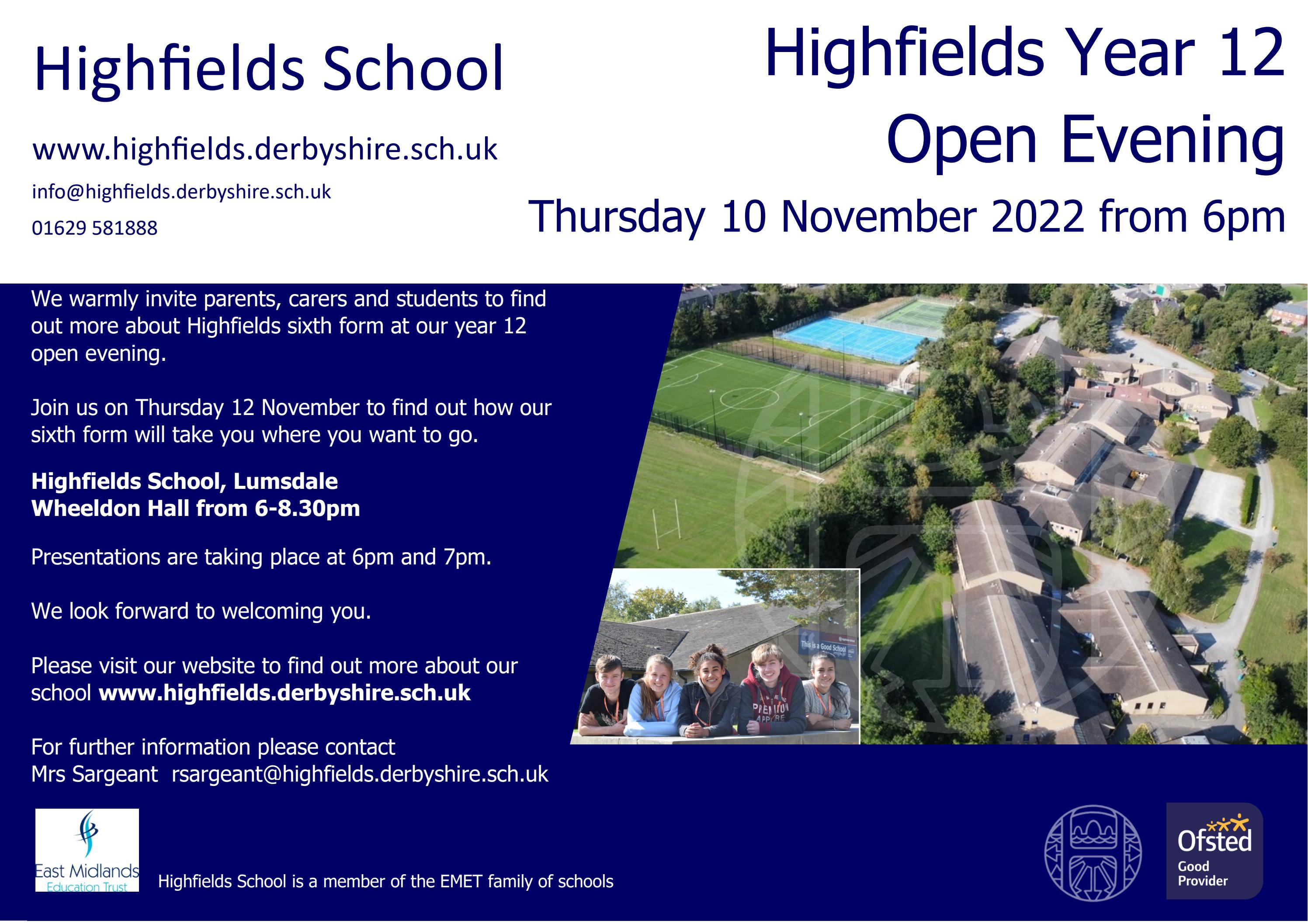 6th form add by Highfields School - Issuu
