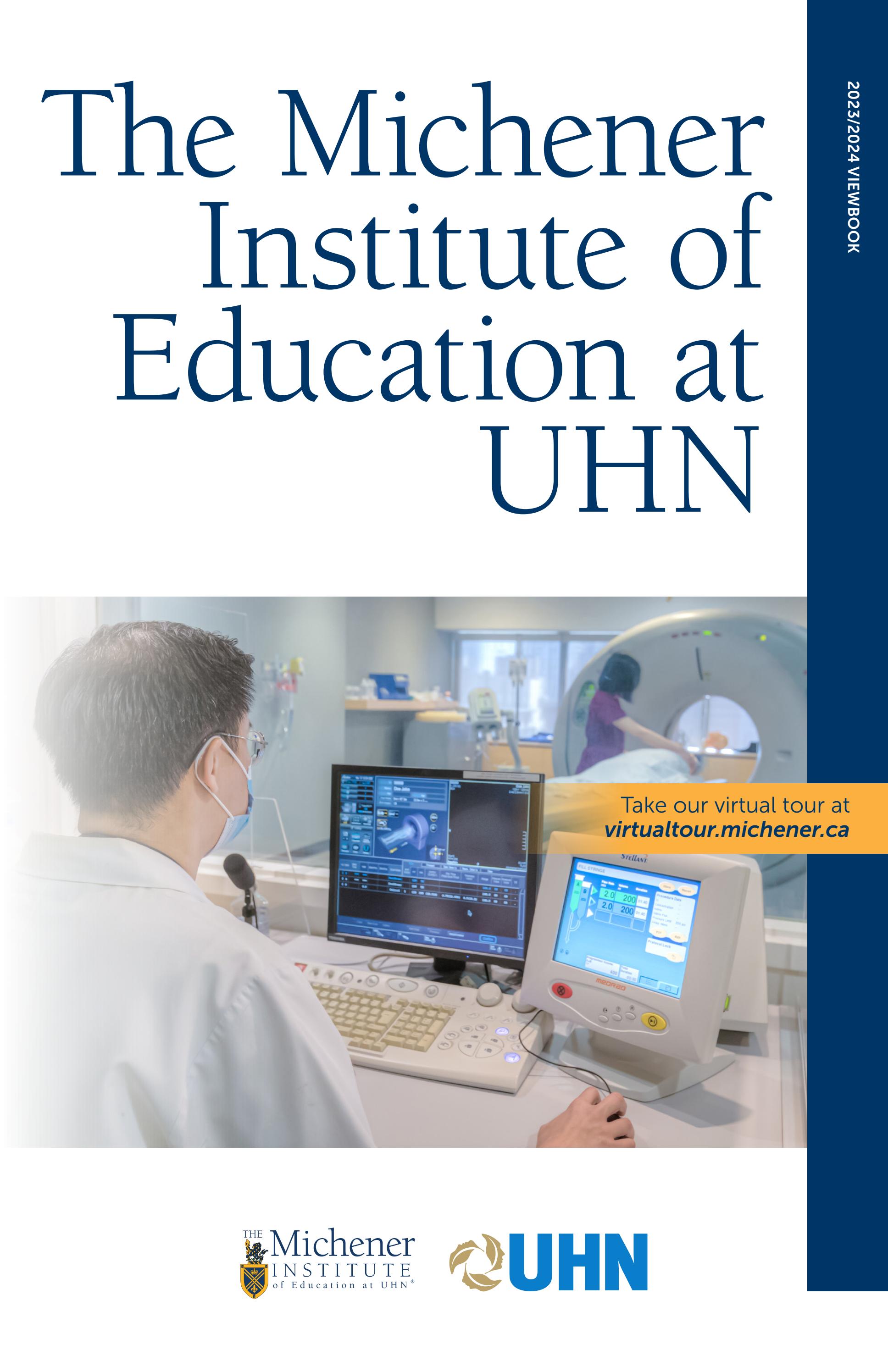 Michener 2023/2024 Viewbook by The Michener Institute of Education at UHN - Issuu