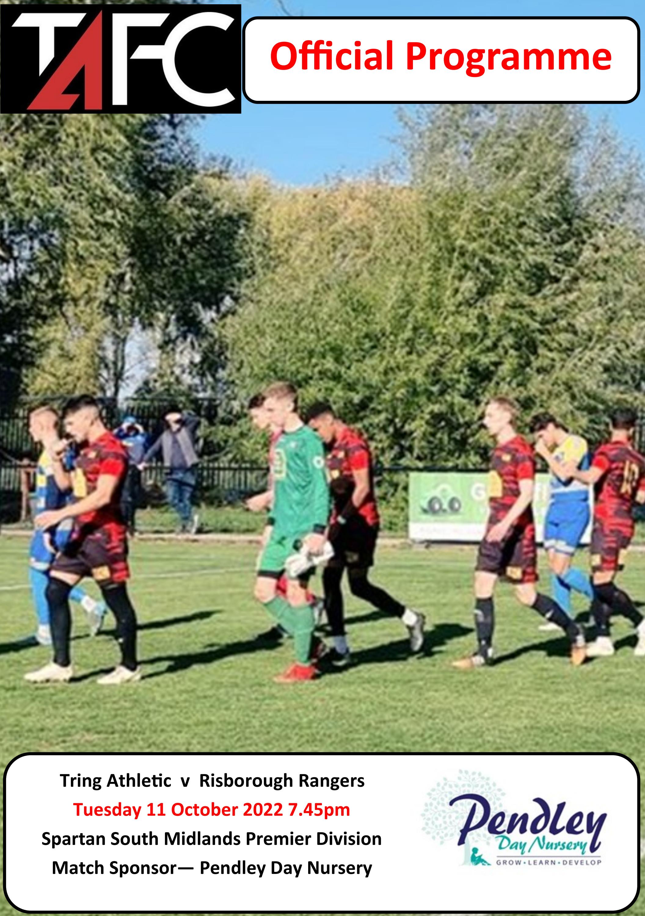Tring Athletic vs Risborough Rangers by Tring Athletic - Issuu