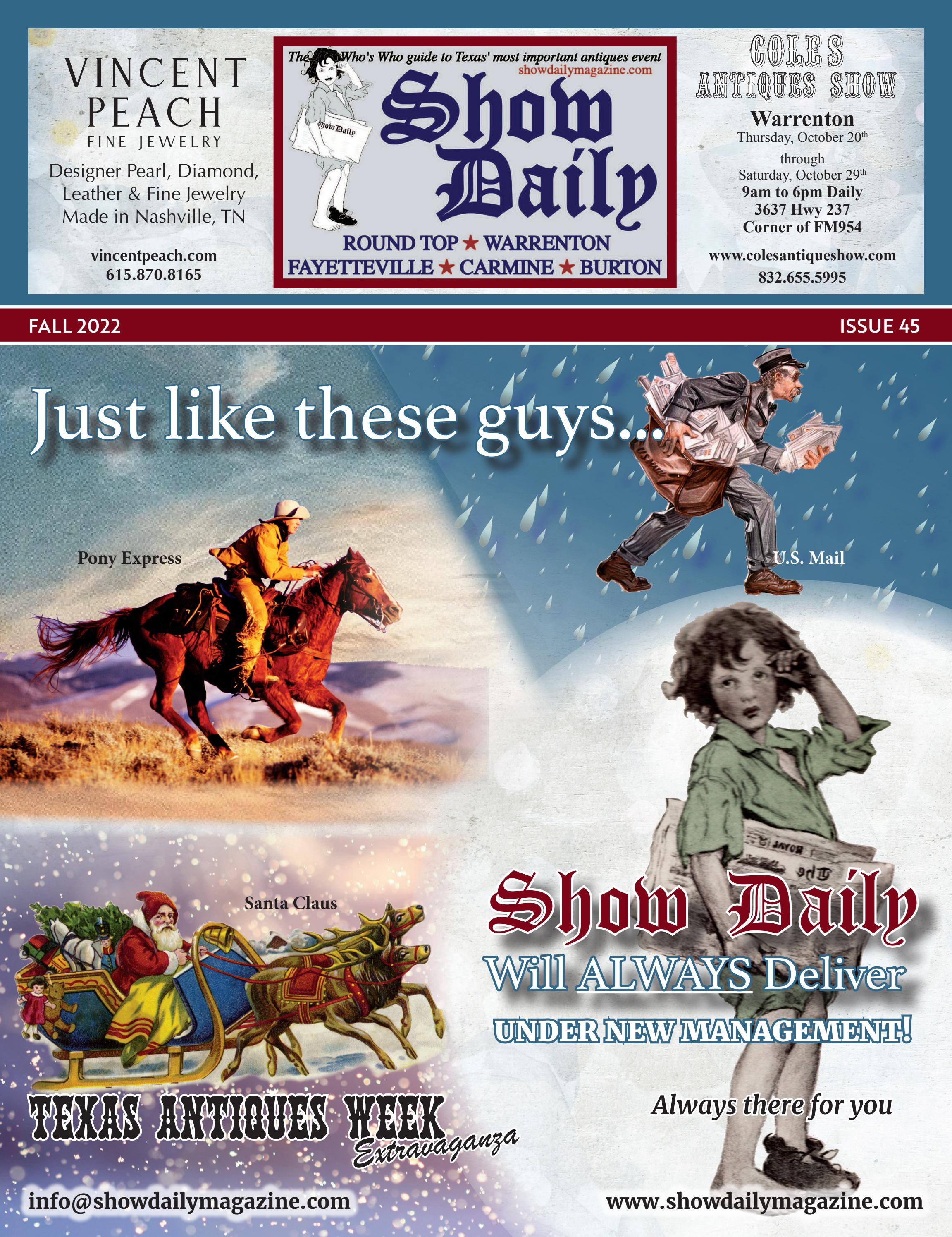 SHOW DAILY MAGAZINE - Fall 2022 - Issue 45 by Digital Publisher - Issuu