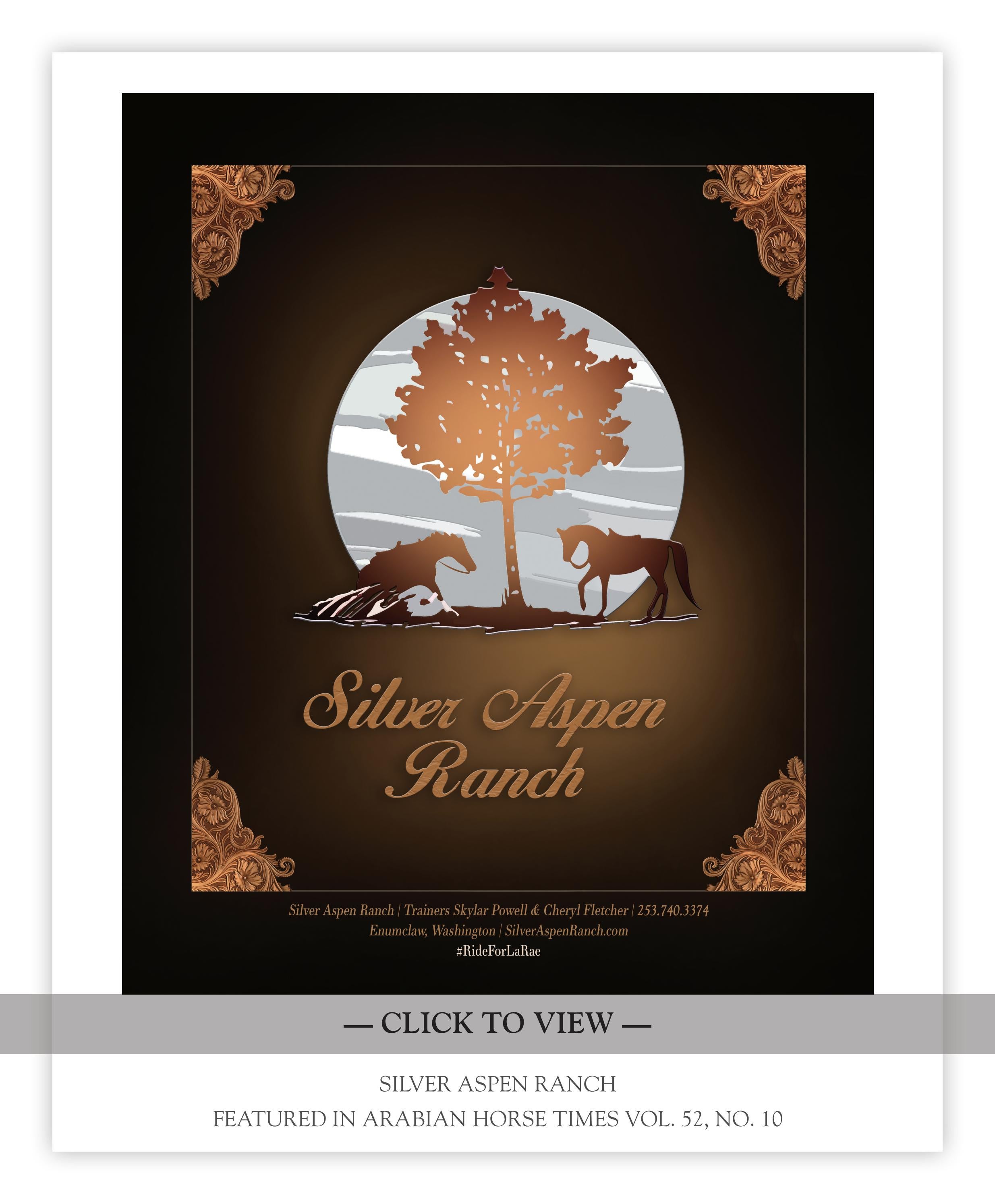 Silver Aspen Ranch - 2022 U.S. Nationals by Arabian Horse Times - Issuu