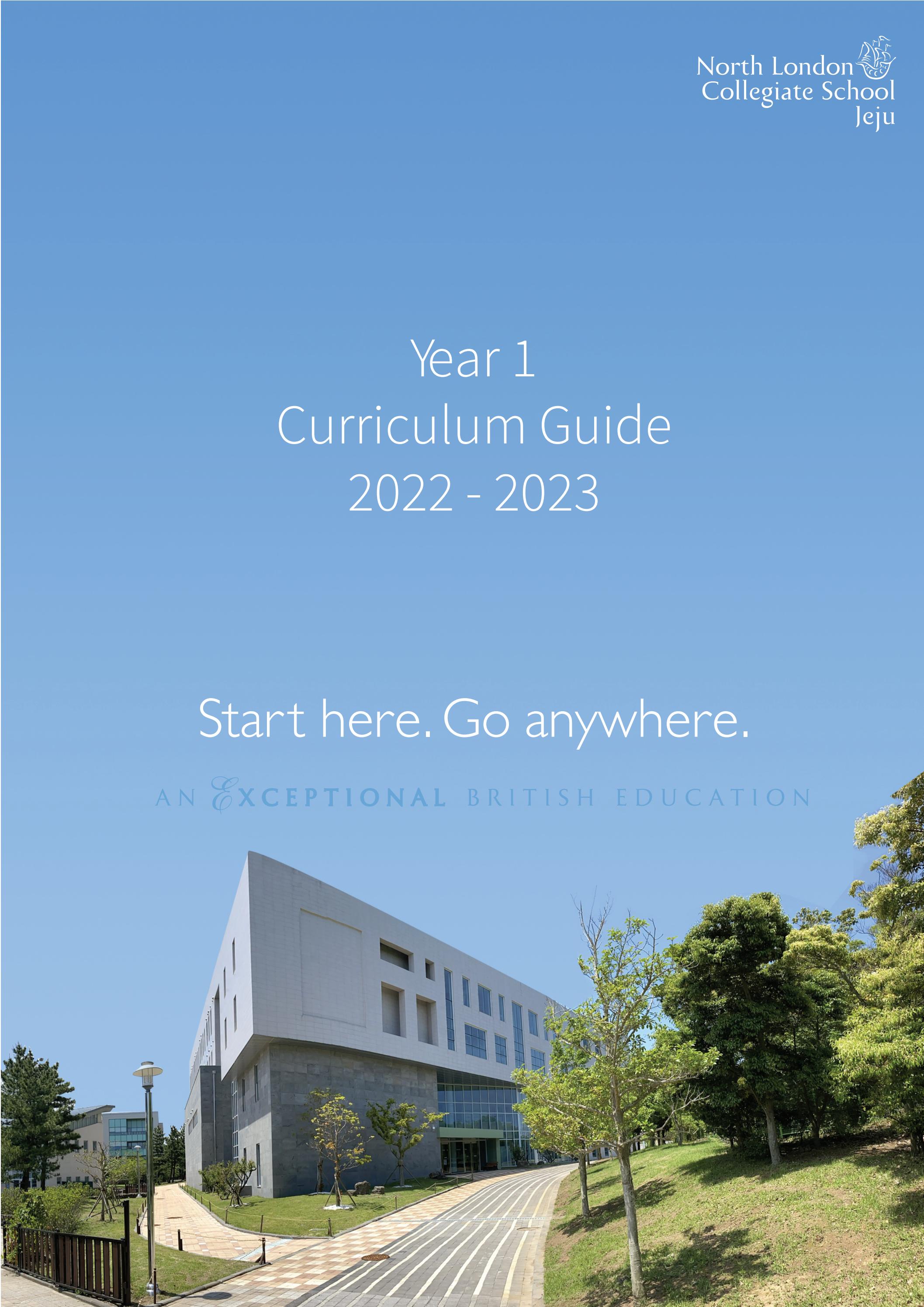 2022-23 Year 1 Curriculum Guide by North London Collegiate School Jeju ...