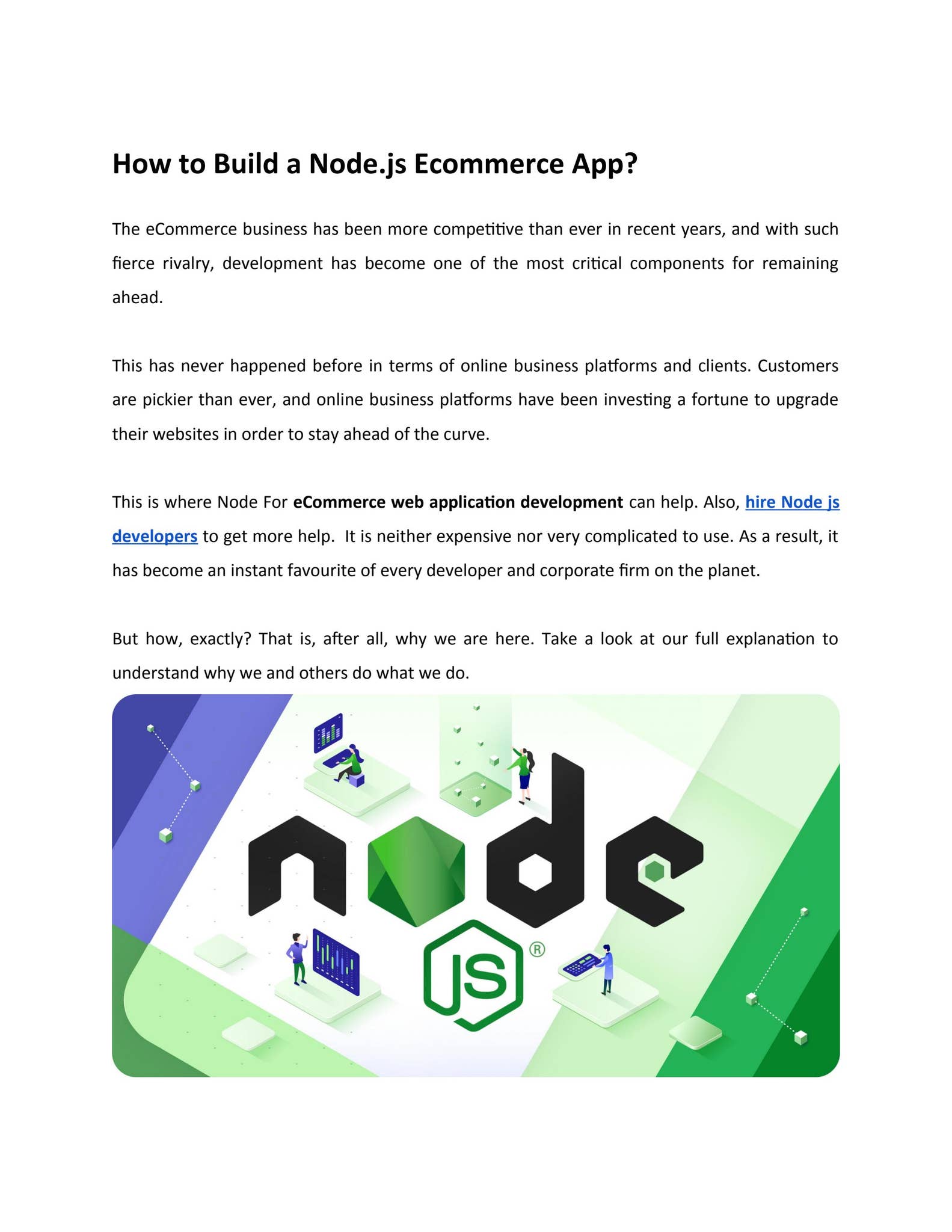How to Build a Node.js Ecommerce App? by Olivia Manek - Issuu