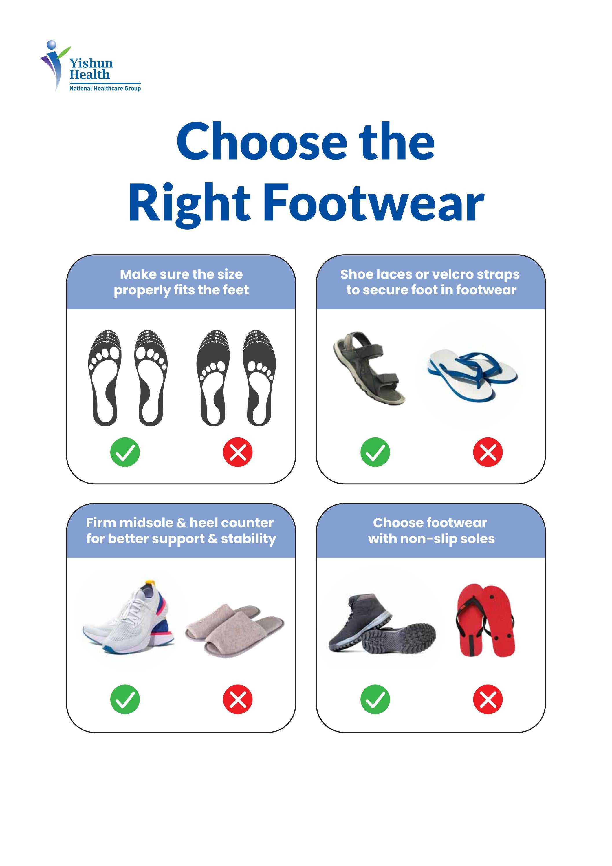Choose the Right Footwear by Yishun Health - Issuu