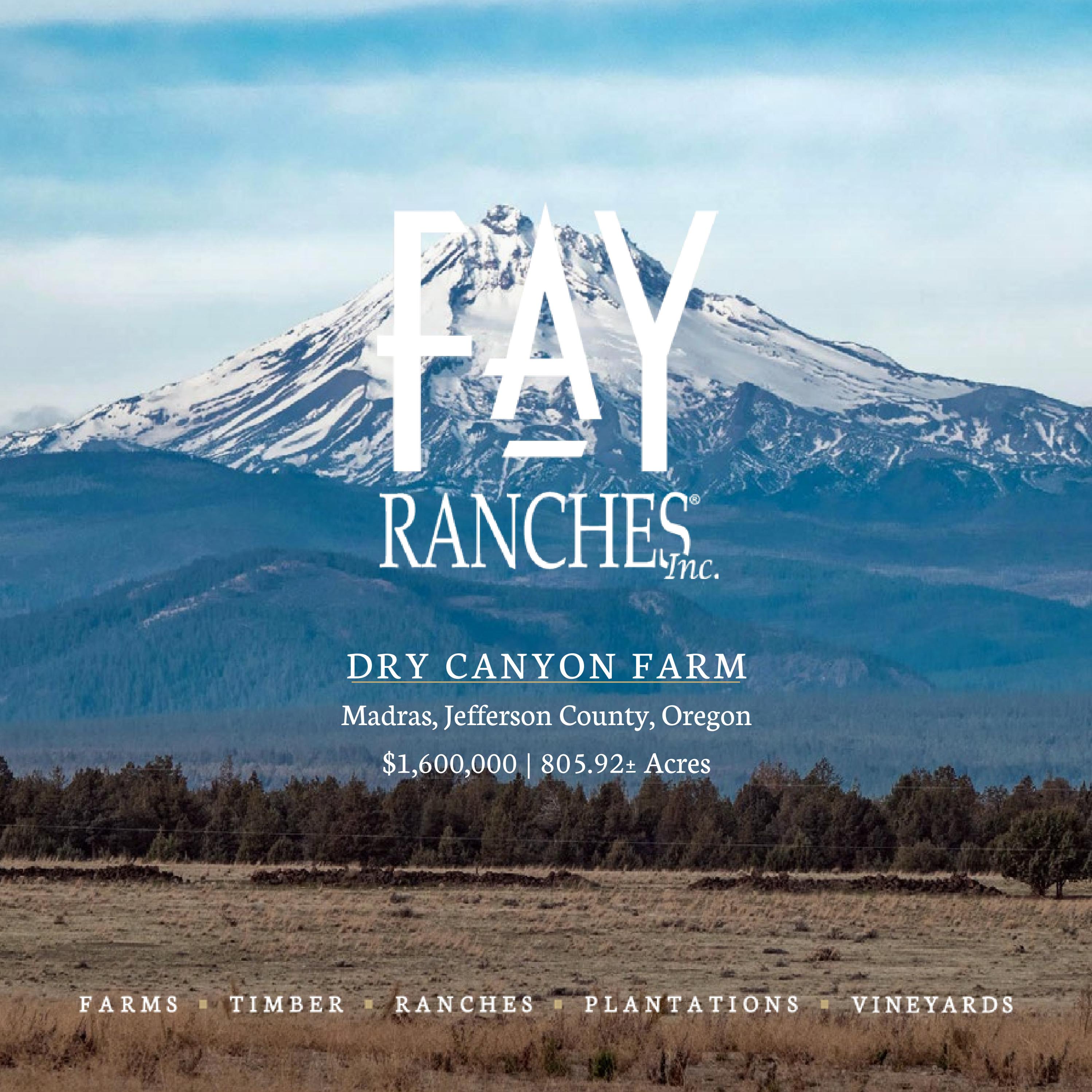 Dry Canyon Farm | Fay Ranches by Fay Ranches - Issuu