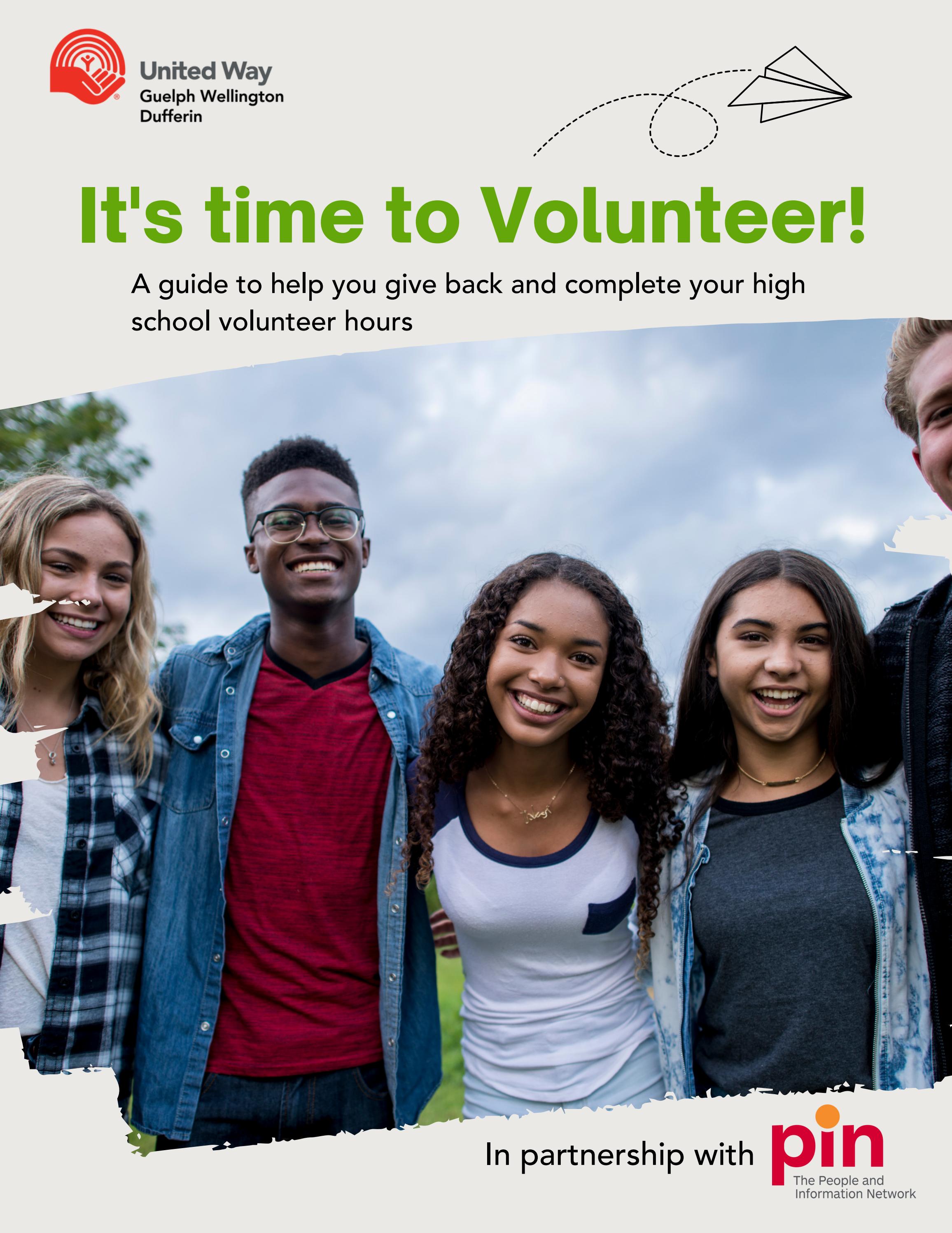 Volunteer Guide - Highschool Students by unitedwaygwd - Issuu