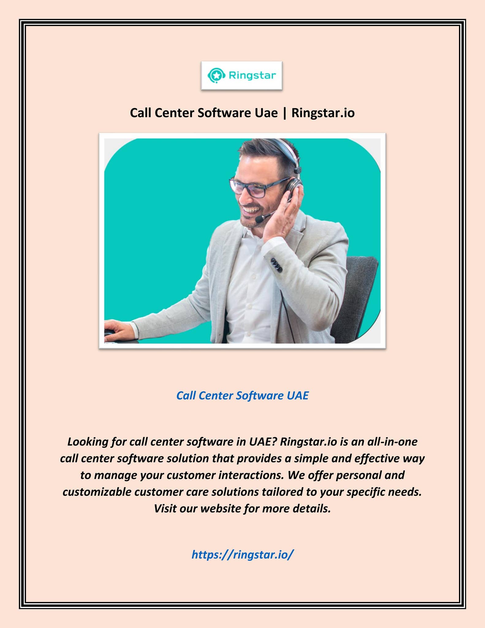 Call Center Software Uae | Ringstar.io by Ringstar1 - Issuu