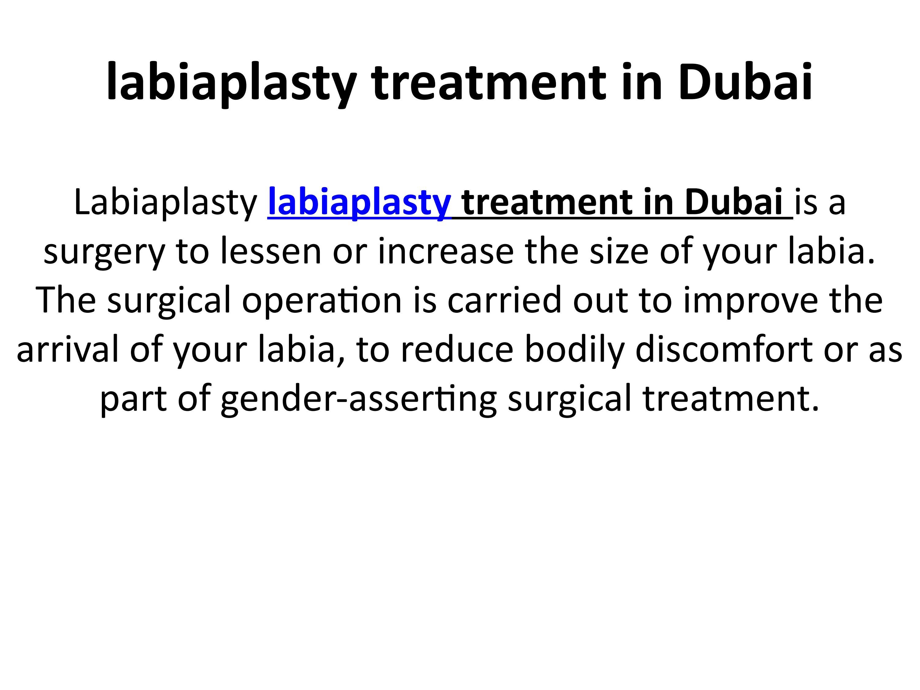 labiaplasty treatment in dubai by hiba h - Issuu