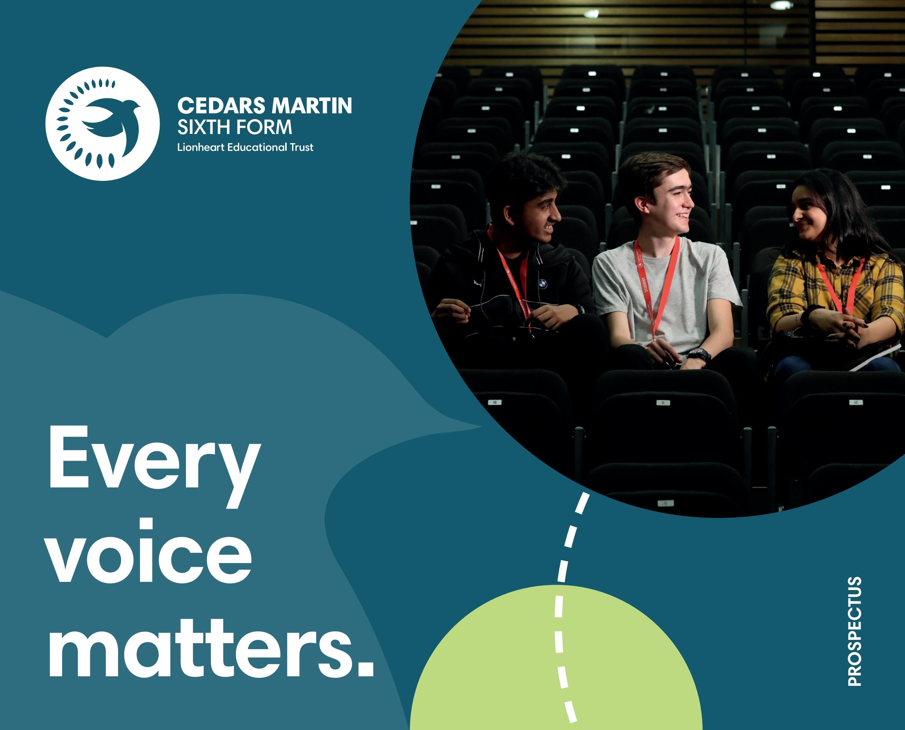 Cedars Martin Sixth Form - Prospectus 22-23 by LionheartEdTrust - Issuu