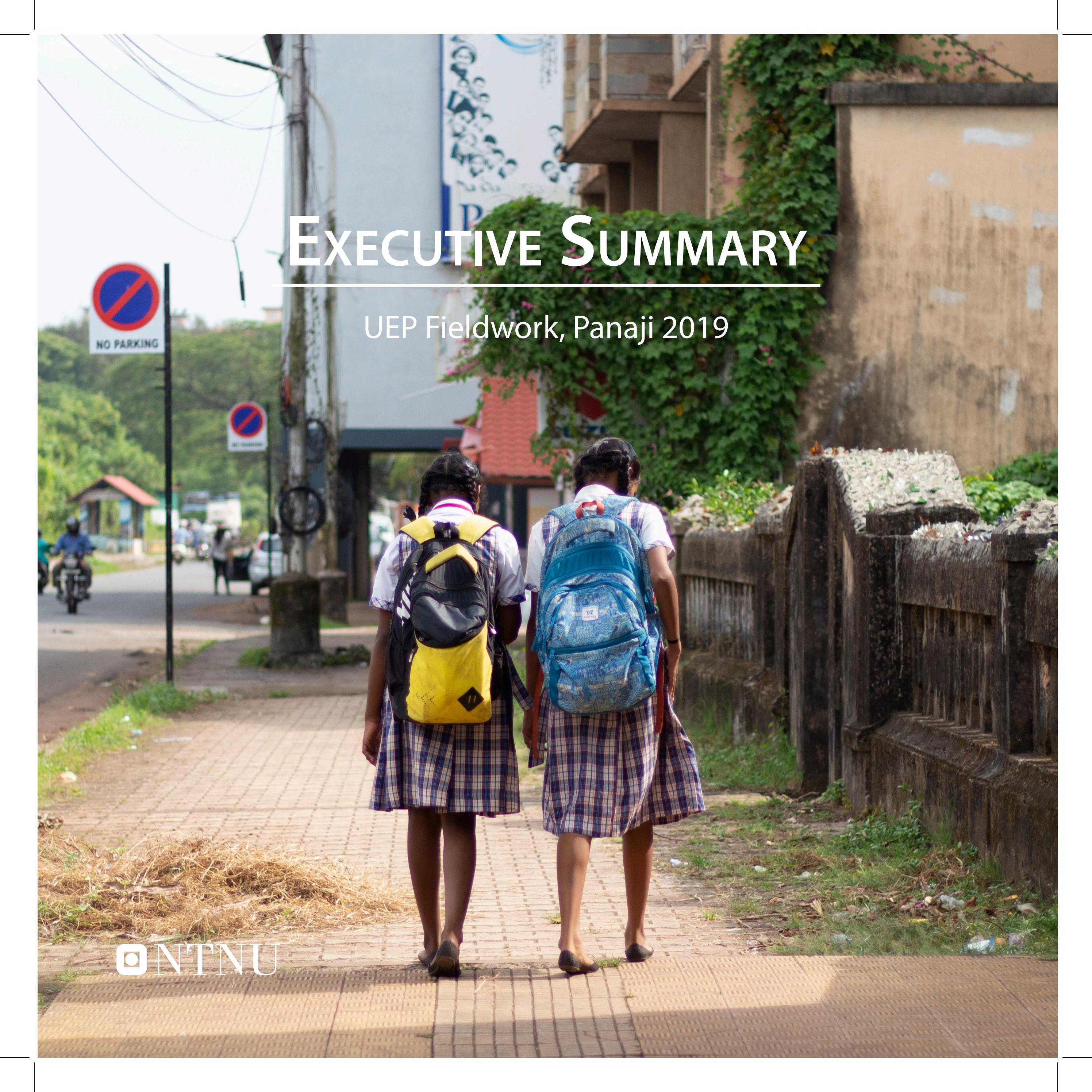 2019 - Panaji, India - Executive summary by Urban Ecological Planning_NTNU - Issuu
