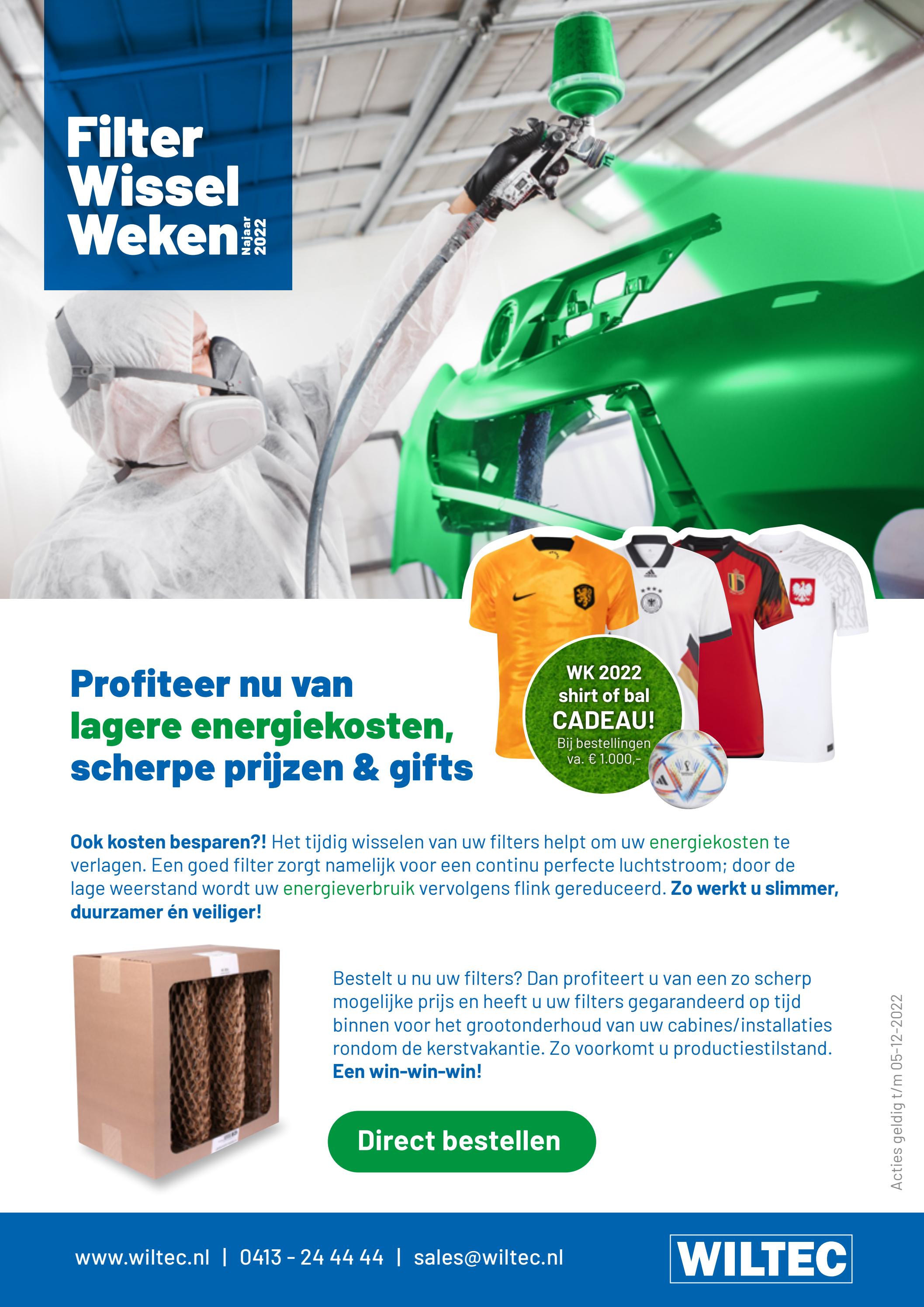 Filter Wissel Weken najaar 2022 by Wiltec B.V. - Issuu