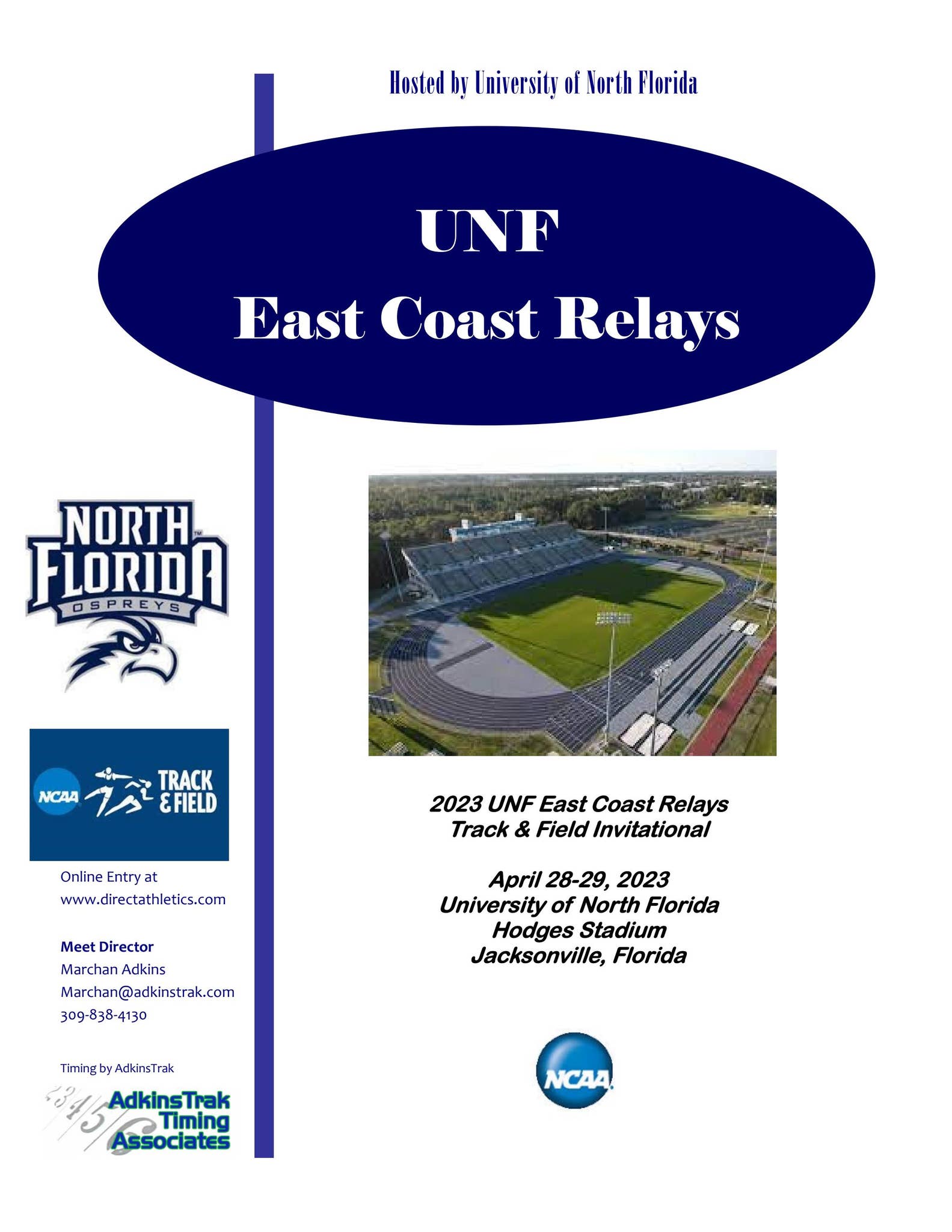 UNF East Coast Relays | 2023 Meet Information by University of North ...