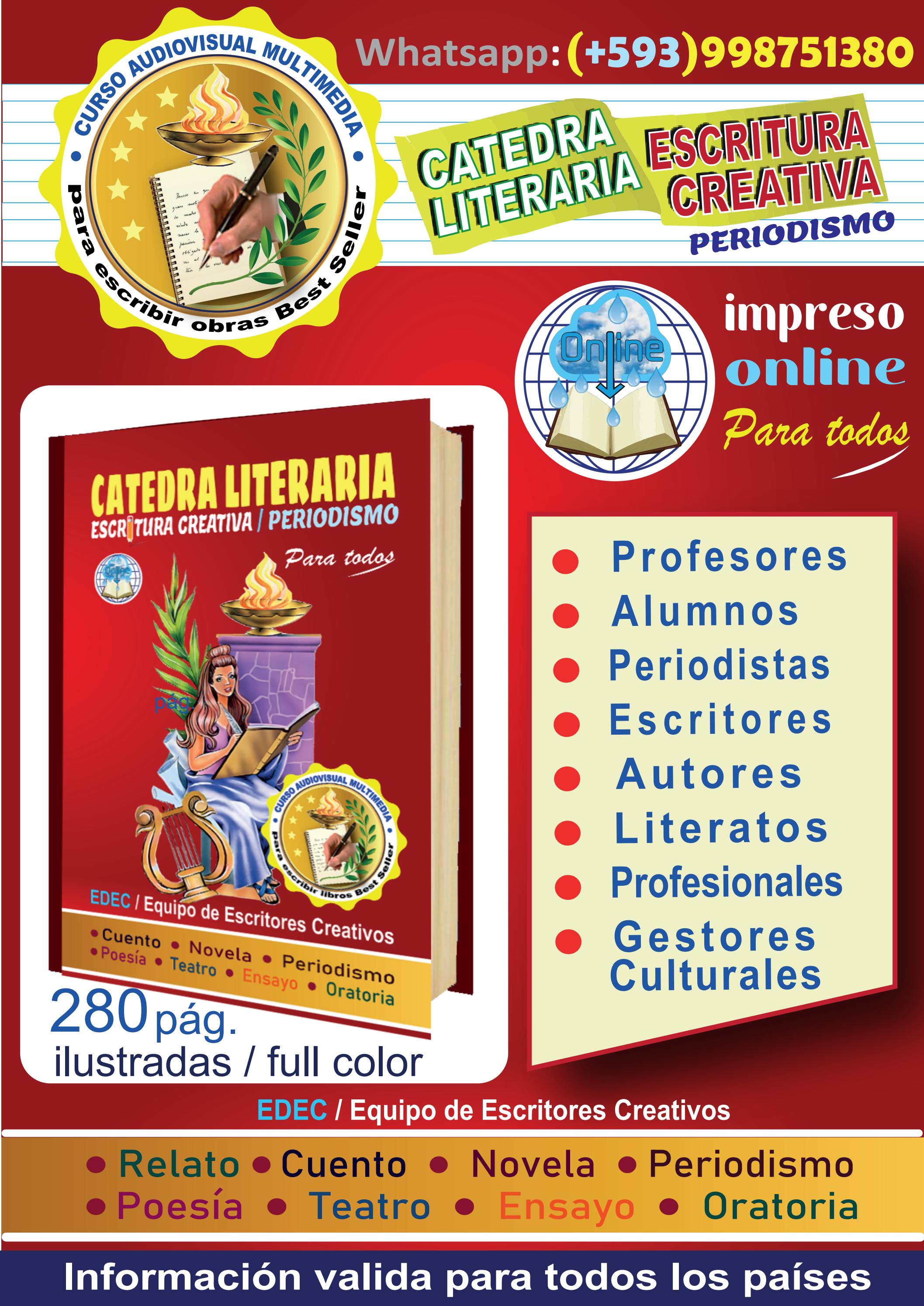 CATEDRA LITERARIA ESCRITURA CREATIVA by Ermel Aguirre - Issuu