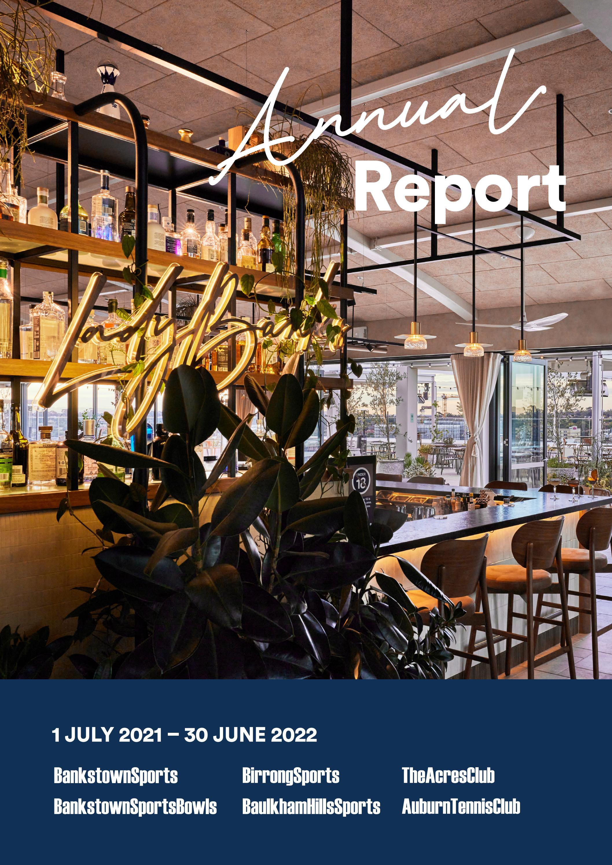 2021/22 Annual Report Bankstown Sports by Bankstown Sports Club - Issuu