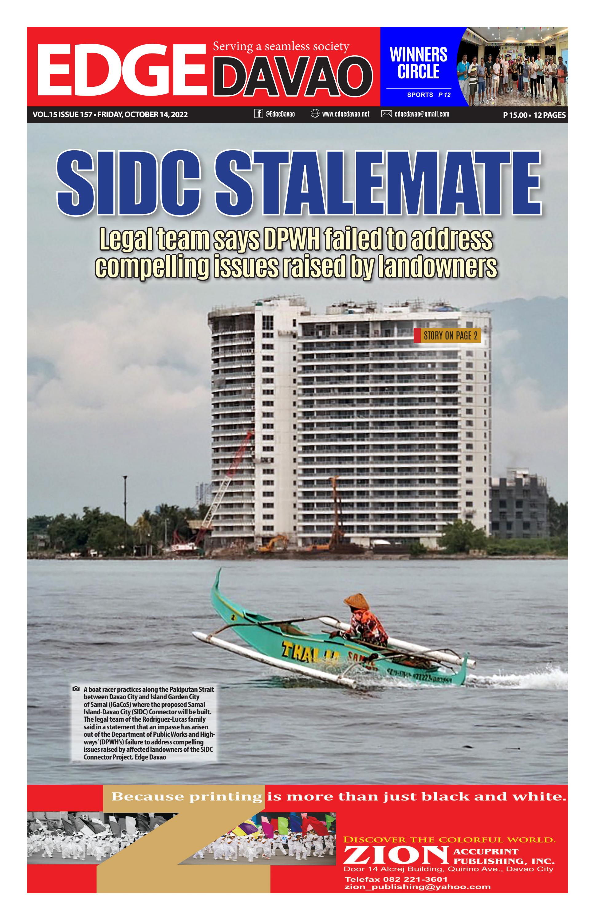 Edge Davao Vol. 15 Issue 157 | Friday, Oct. 14, 2022 by Edge Davao The Business Paper - Issuu