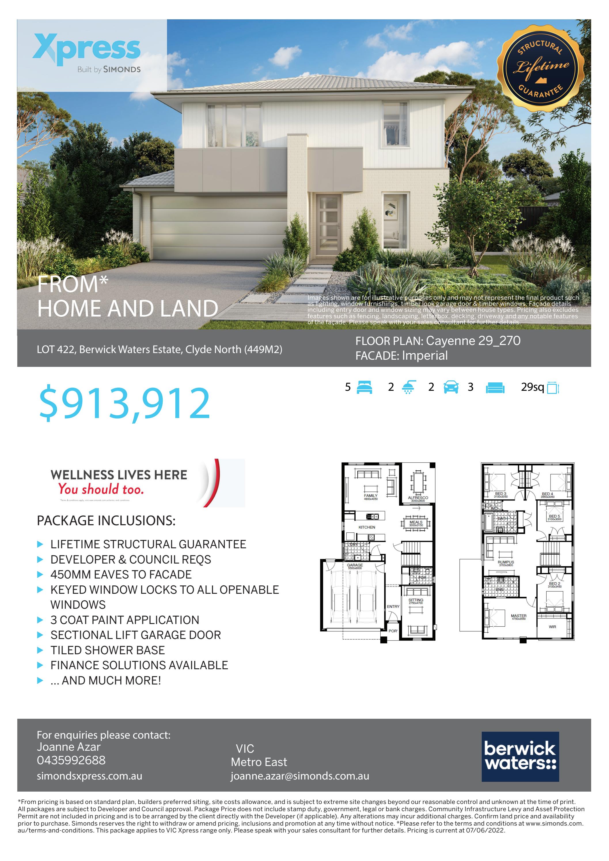 Berwick Waters | Simonds Cayenne Lot 422 by Frasers Property Australia ...