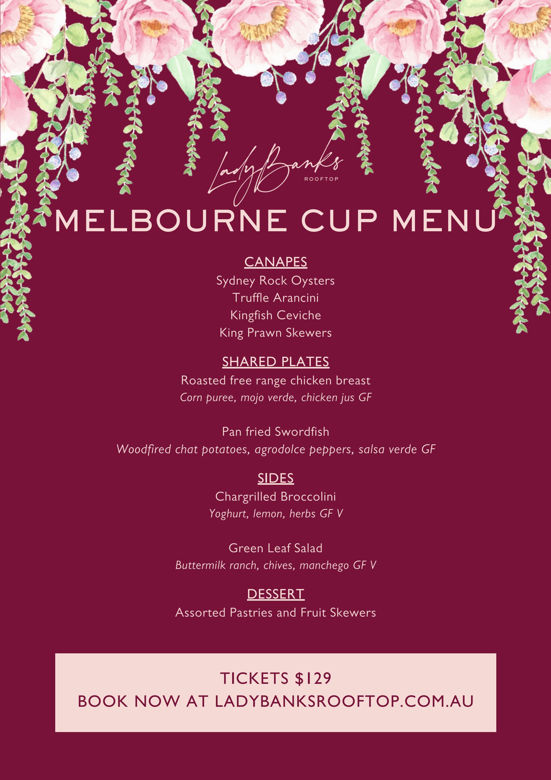 Lady Banks Melbourne Cup Menu by Bankstown Sports Club - Issuu