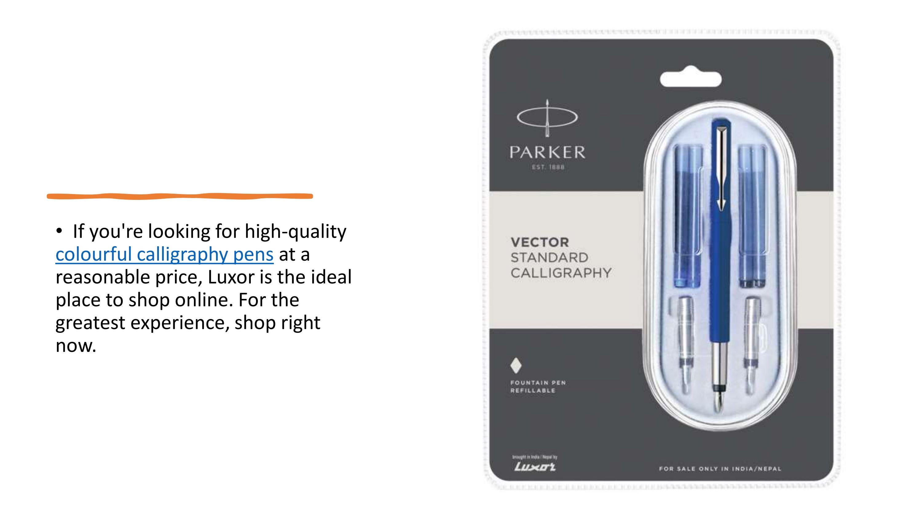 Colored Calligraphy Pens by rosersmith - Issuu