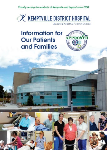 Kemptville District Hospital Information for Our Patients and Families ...
