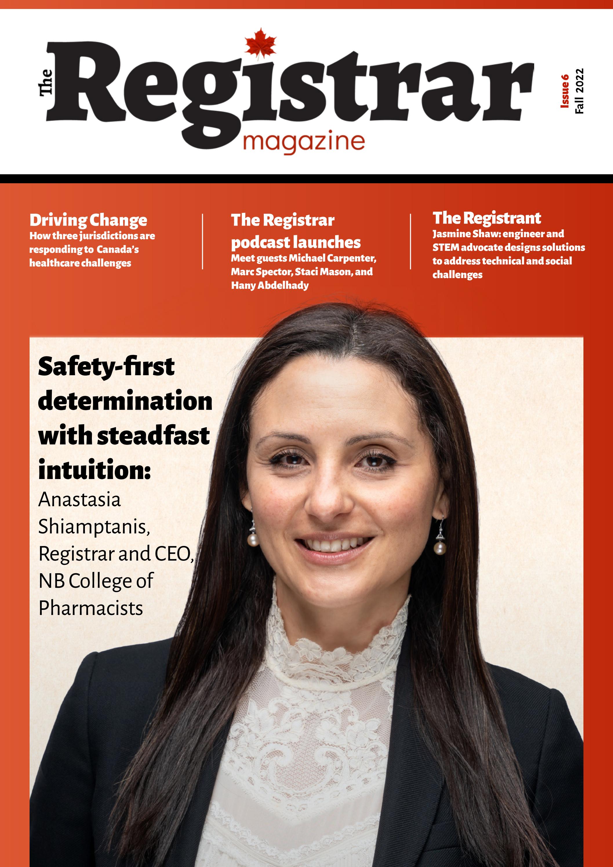 The Registrar magazine - Issue 6 - Fall 2022 by The Registrar - Issuu