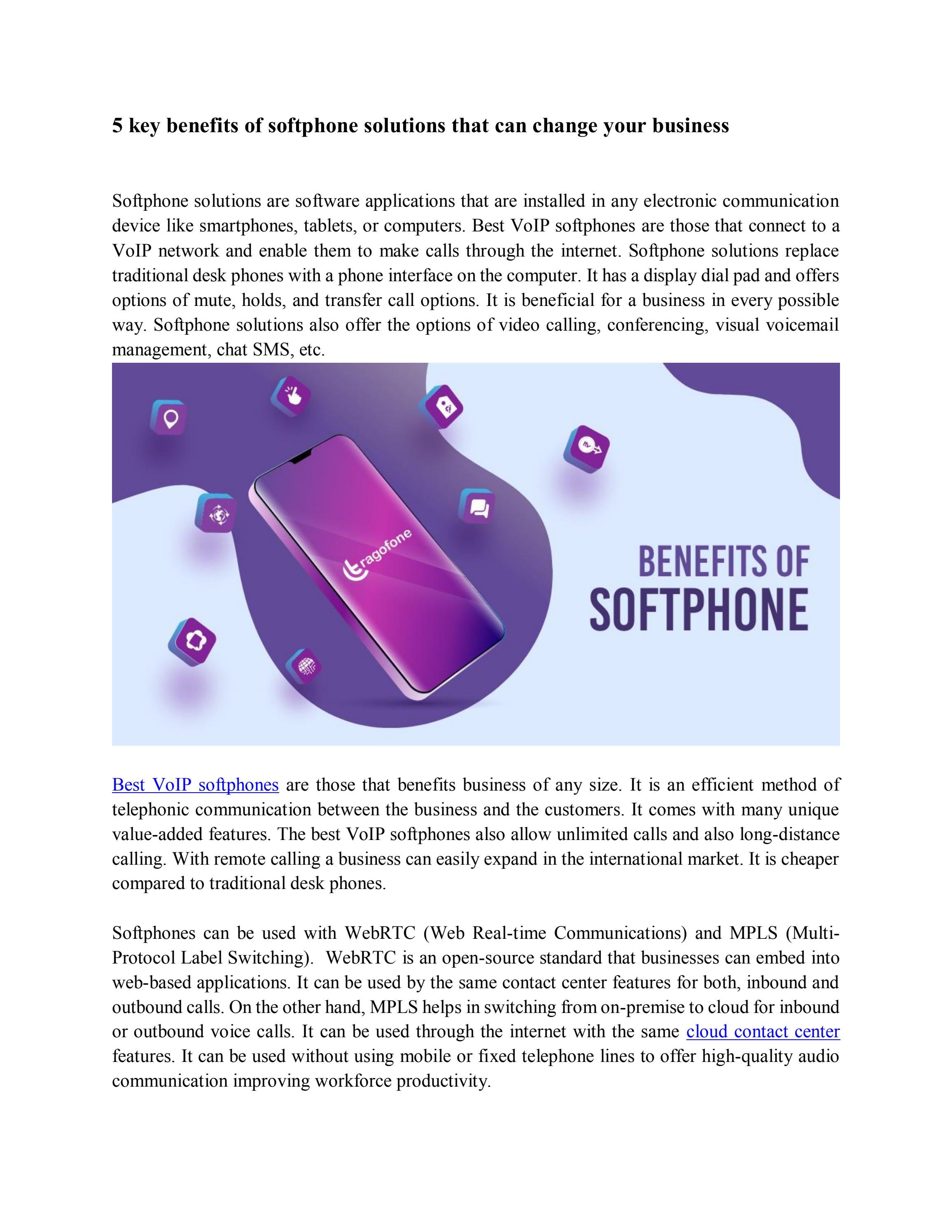 5 key benefits of softphone solutions that can change your business by ...