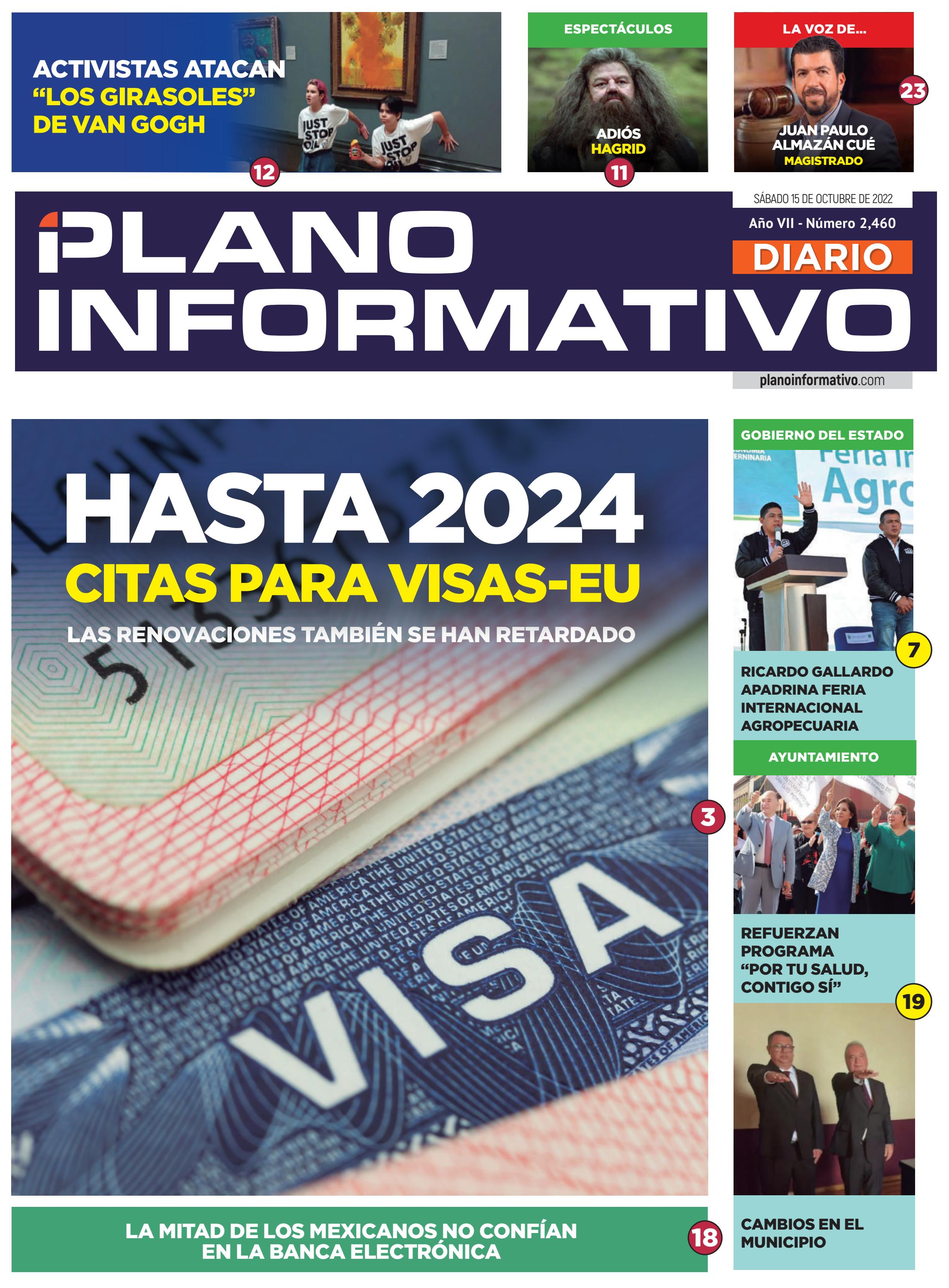 Plano Informativo Impreso, Año 7, No. 2460 by Plano Informativo - Issuu