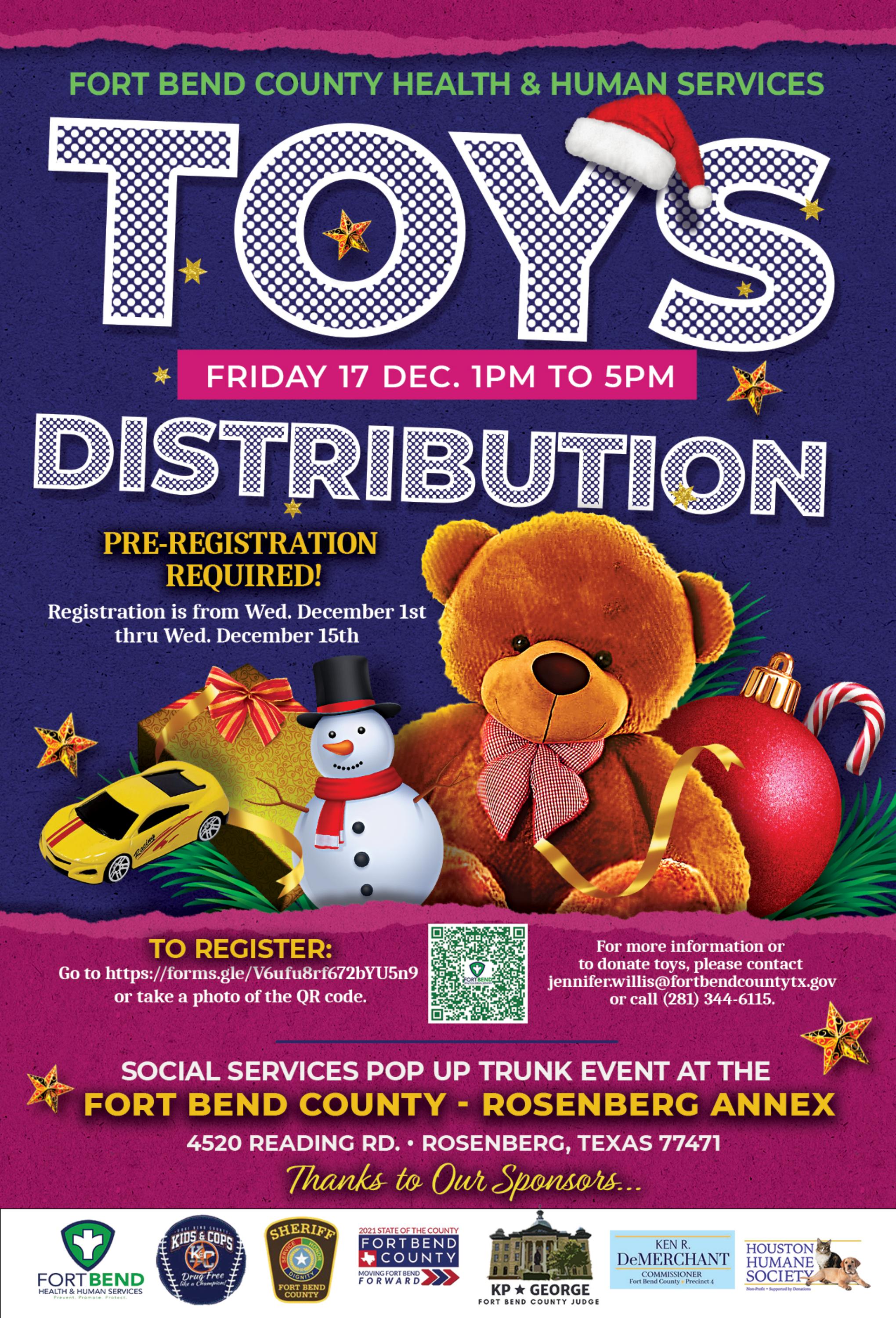 Toy Drive Distribution Flyer by Ruby Hensley Mallard - Issuu