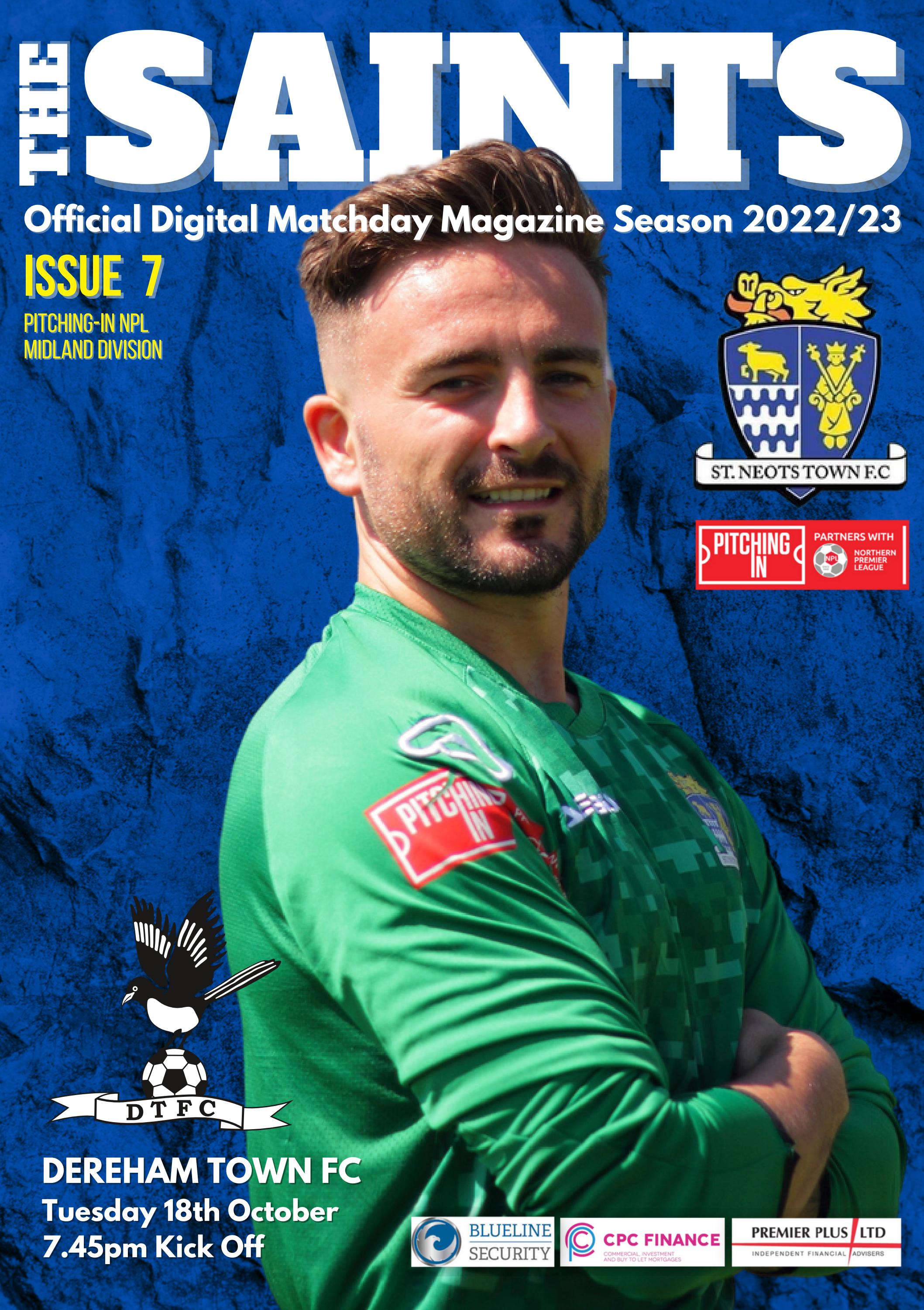 2022/23 - Issue Seven - Dereham Town by St Neots Town Football Club - Issuu
