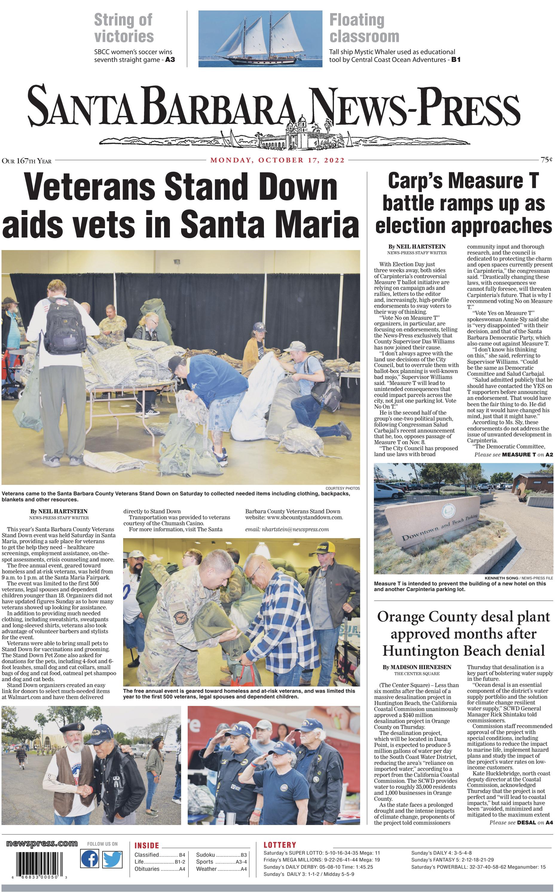 Santa Barbara News-Press: October 17, 2022 by Santa Barbara News-Press ...