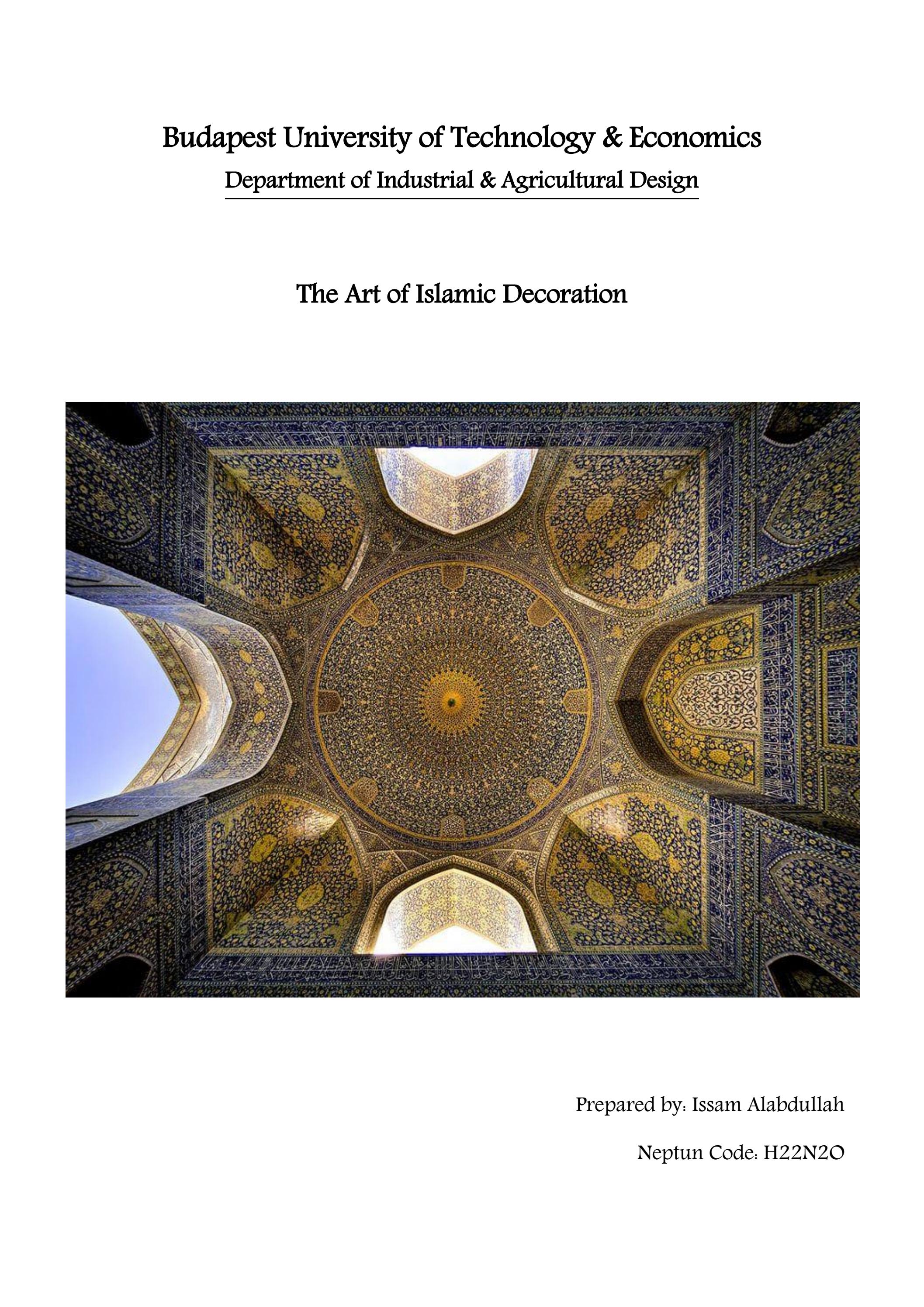 The Art of Islamic Decoration by Issam AlAbdullah - Issuu