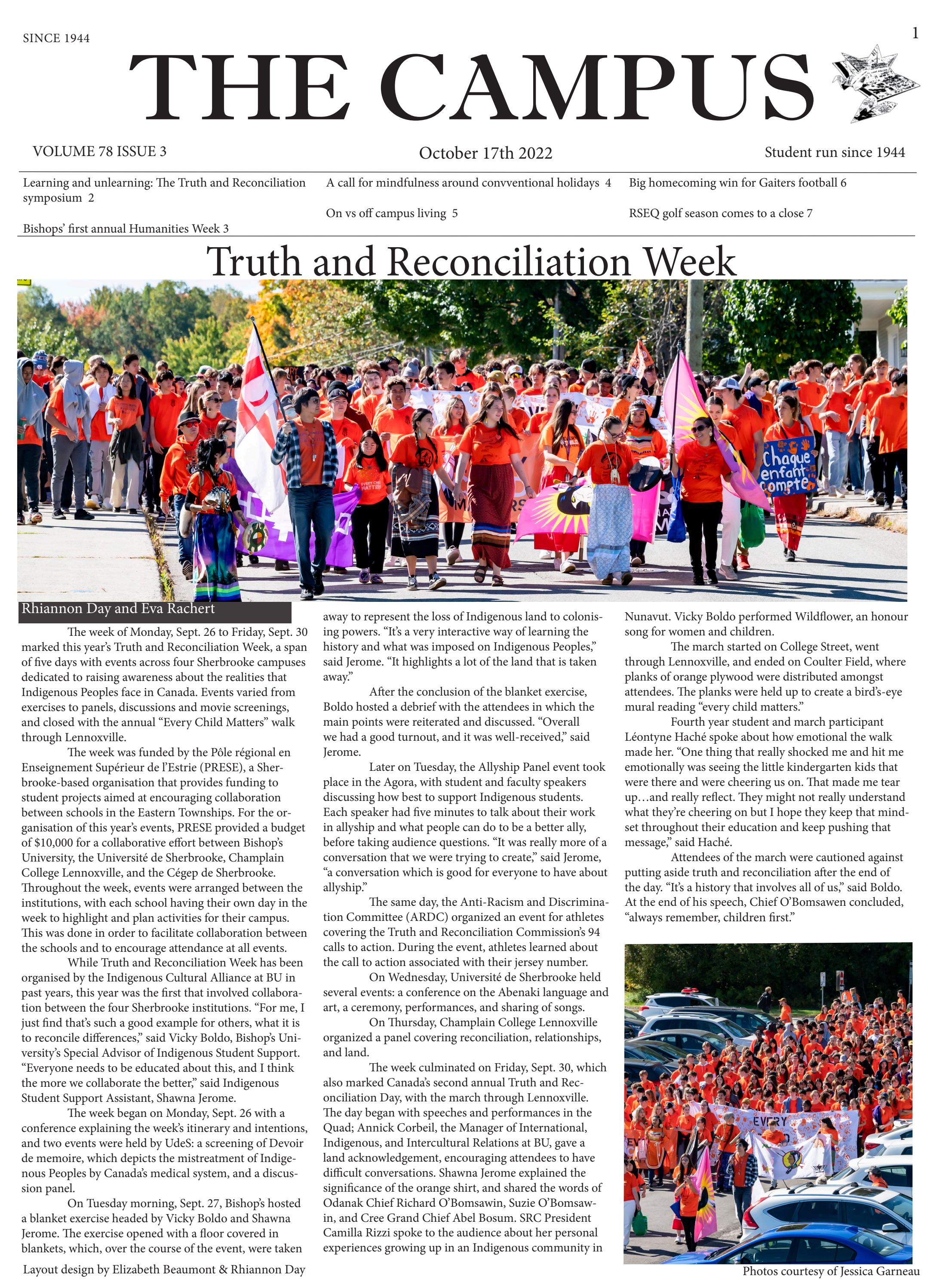 The Campus - October 17th, 2022 by The Campus Newspaper - Issuu