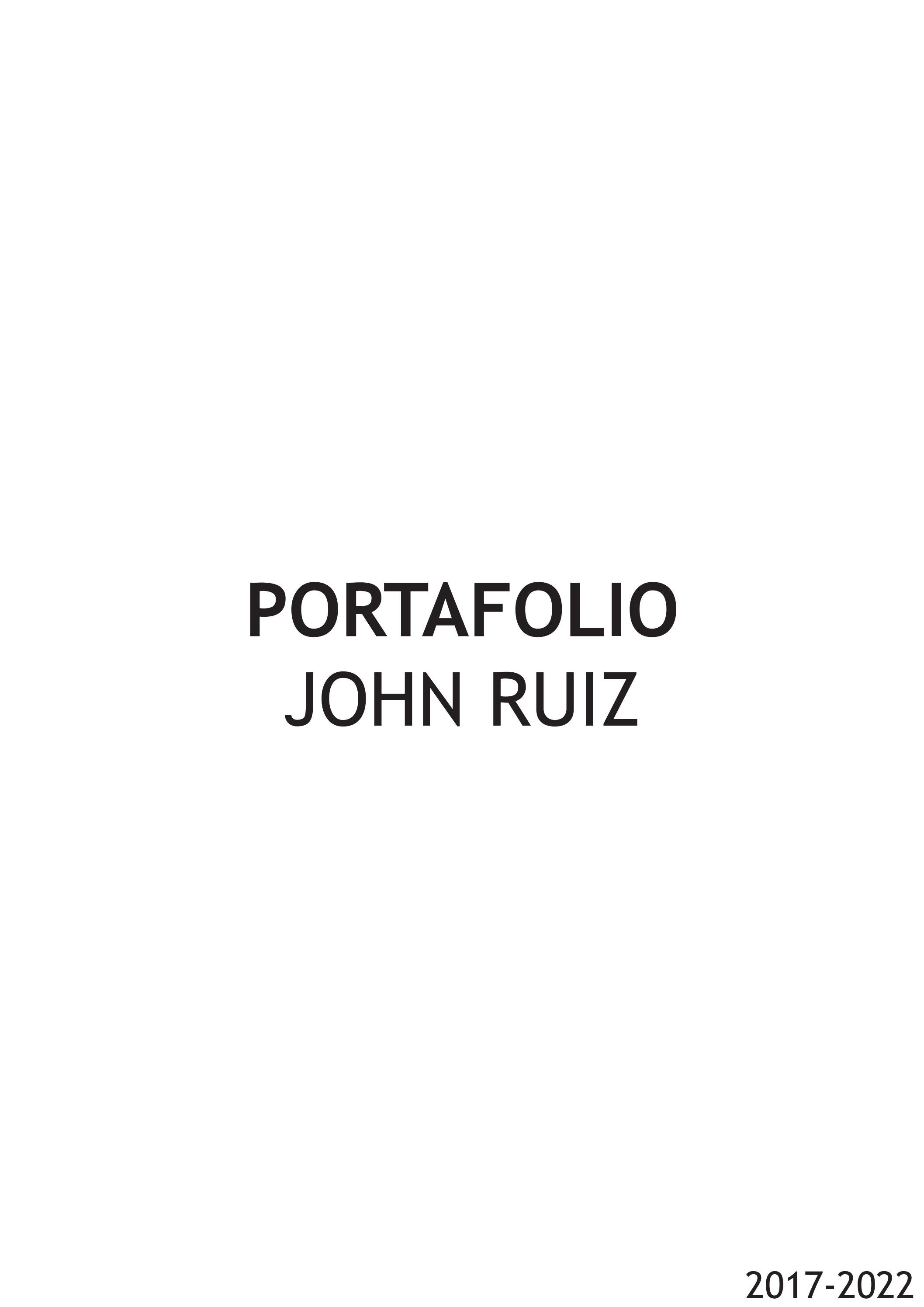 John Ruiz - Portfolio by Johnd Ruiz - Issuu