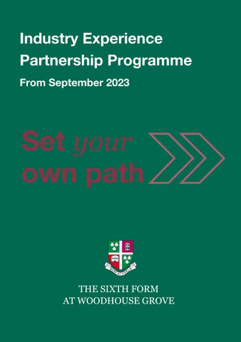 Sixth Form Partnership Guide - 2023 entry by woodhousegrove - Issuu