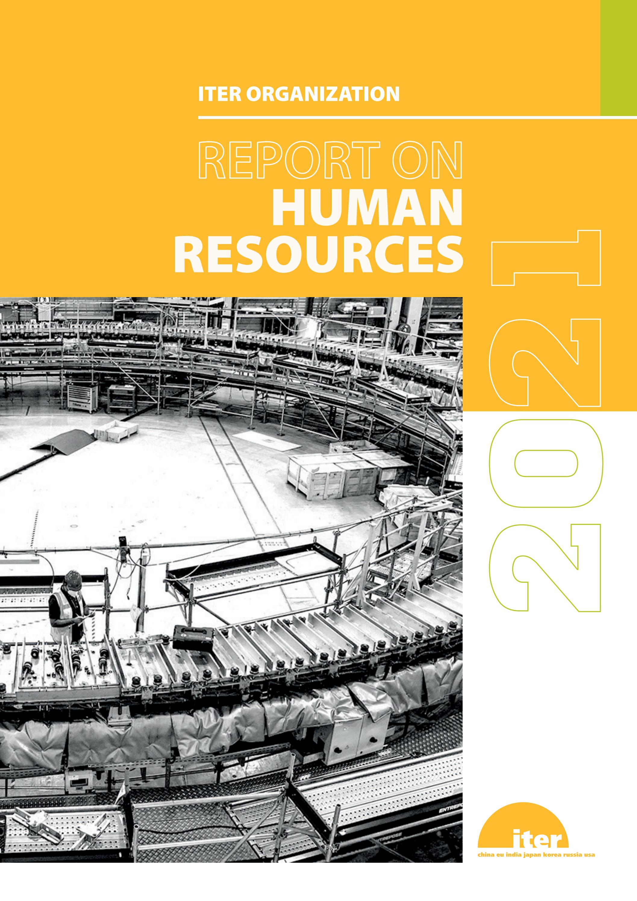 ITER Organization 2021 Report on Human Resources by iterorg - Issuu