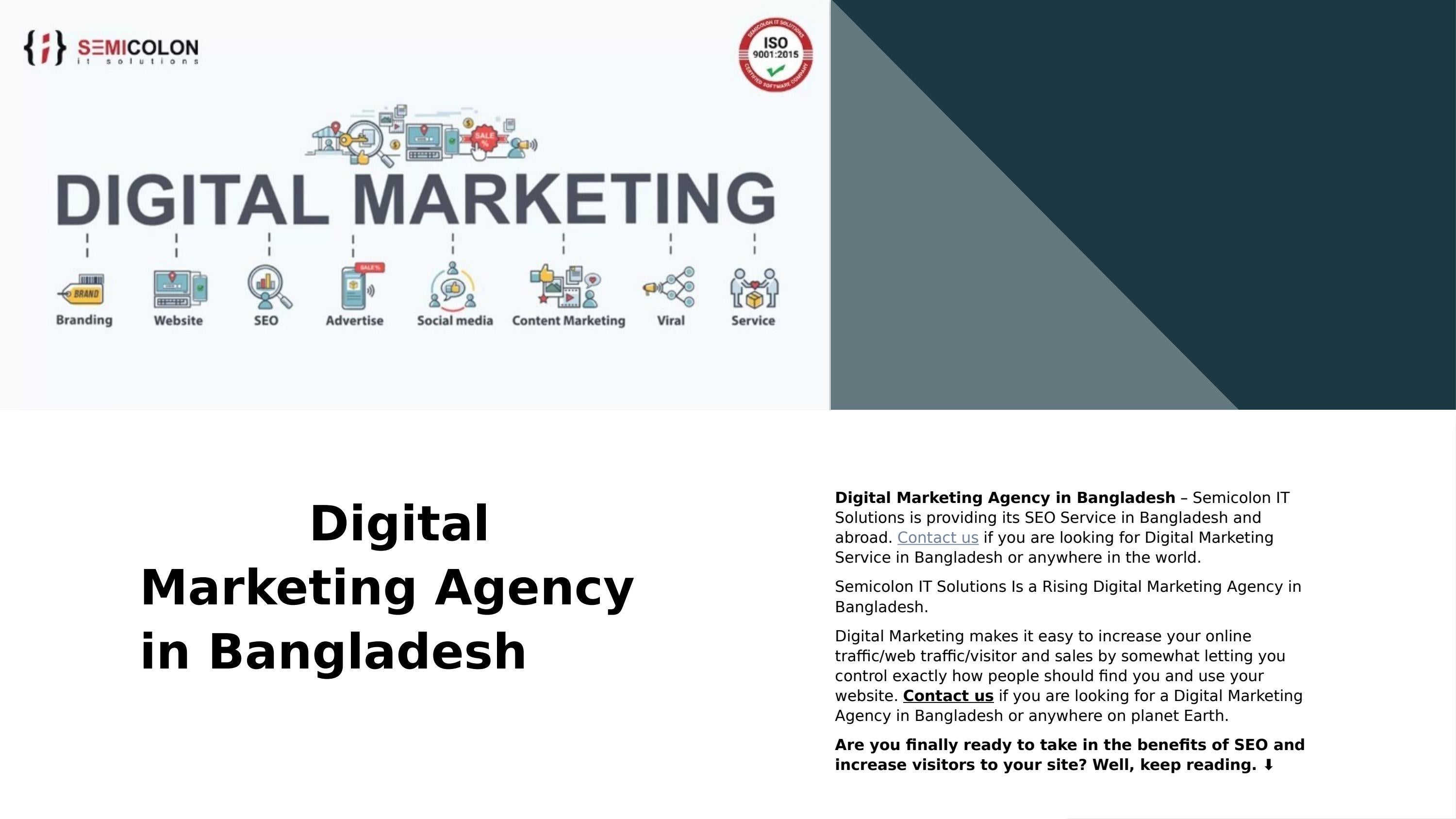 Digital Marketing Agency in Bangladesh by tanjila - Issuu