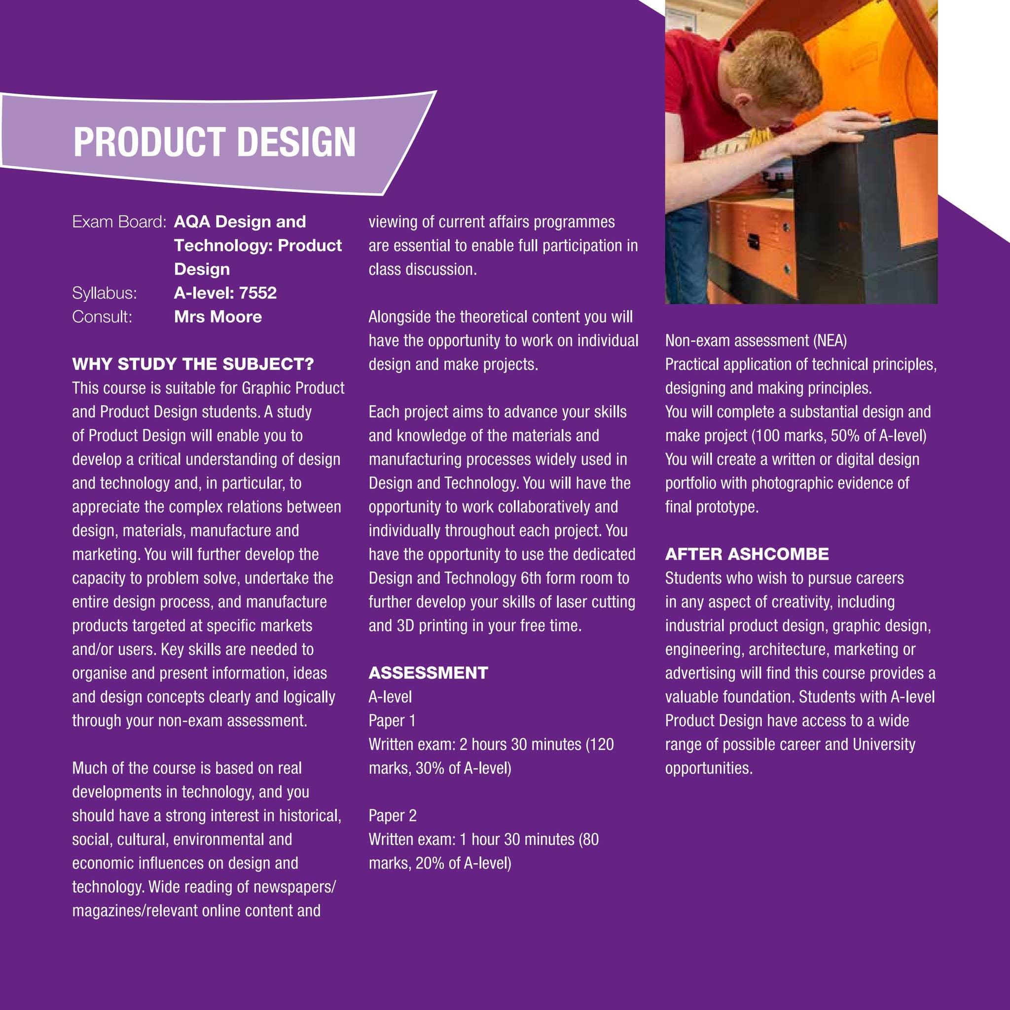 The Ashcombe School Sixth Form Prospectus by theashcombeschool - Issuu