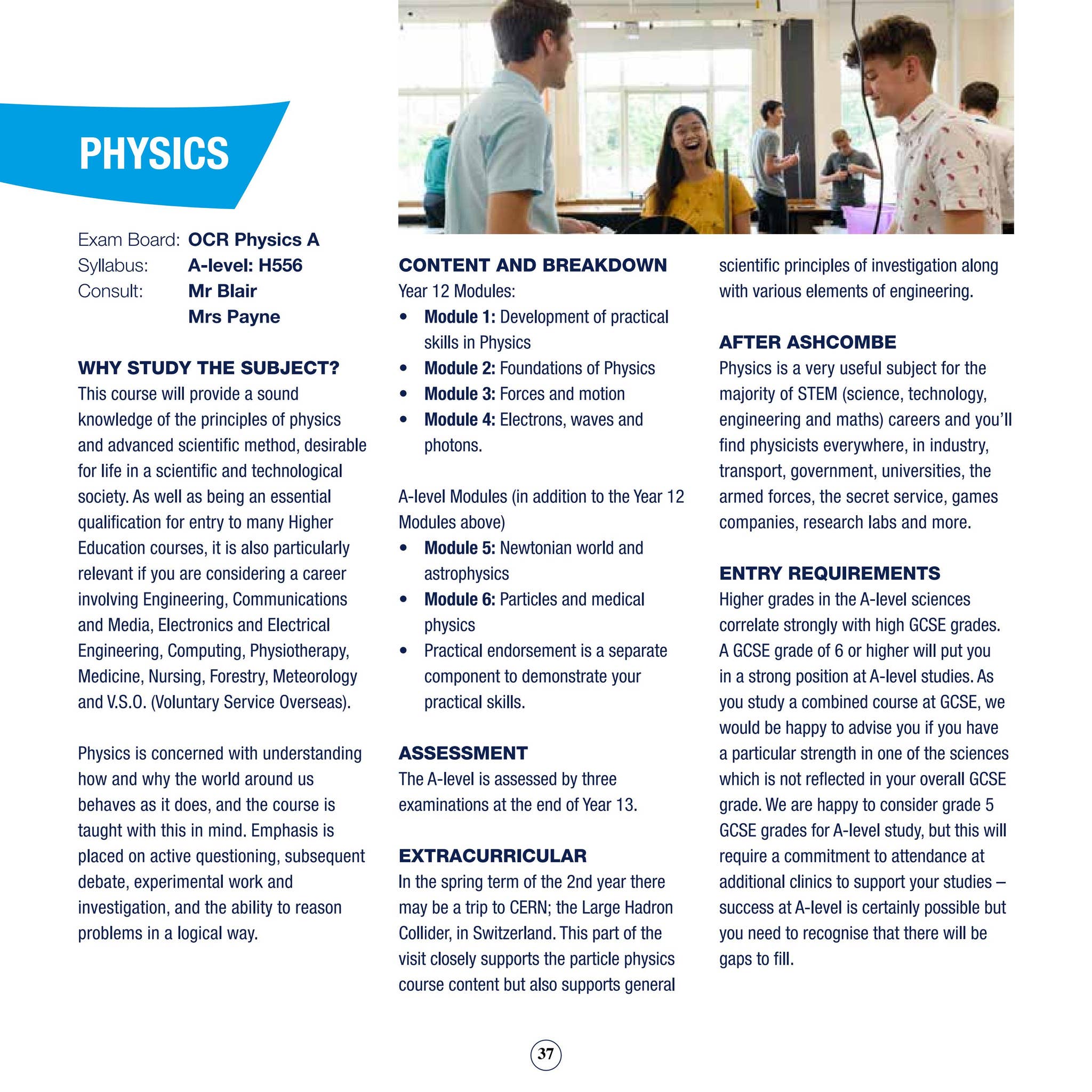 The Ashcombe School Sixth Form Prospectus by theashcombeschool - Issuu