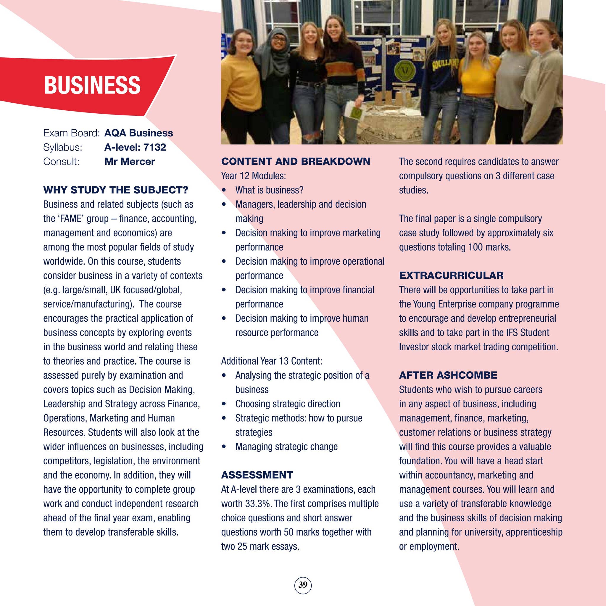 The Ashcombe School Sixth Form Prospectus by theashcombeschool - Issuu