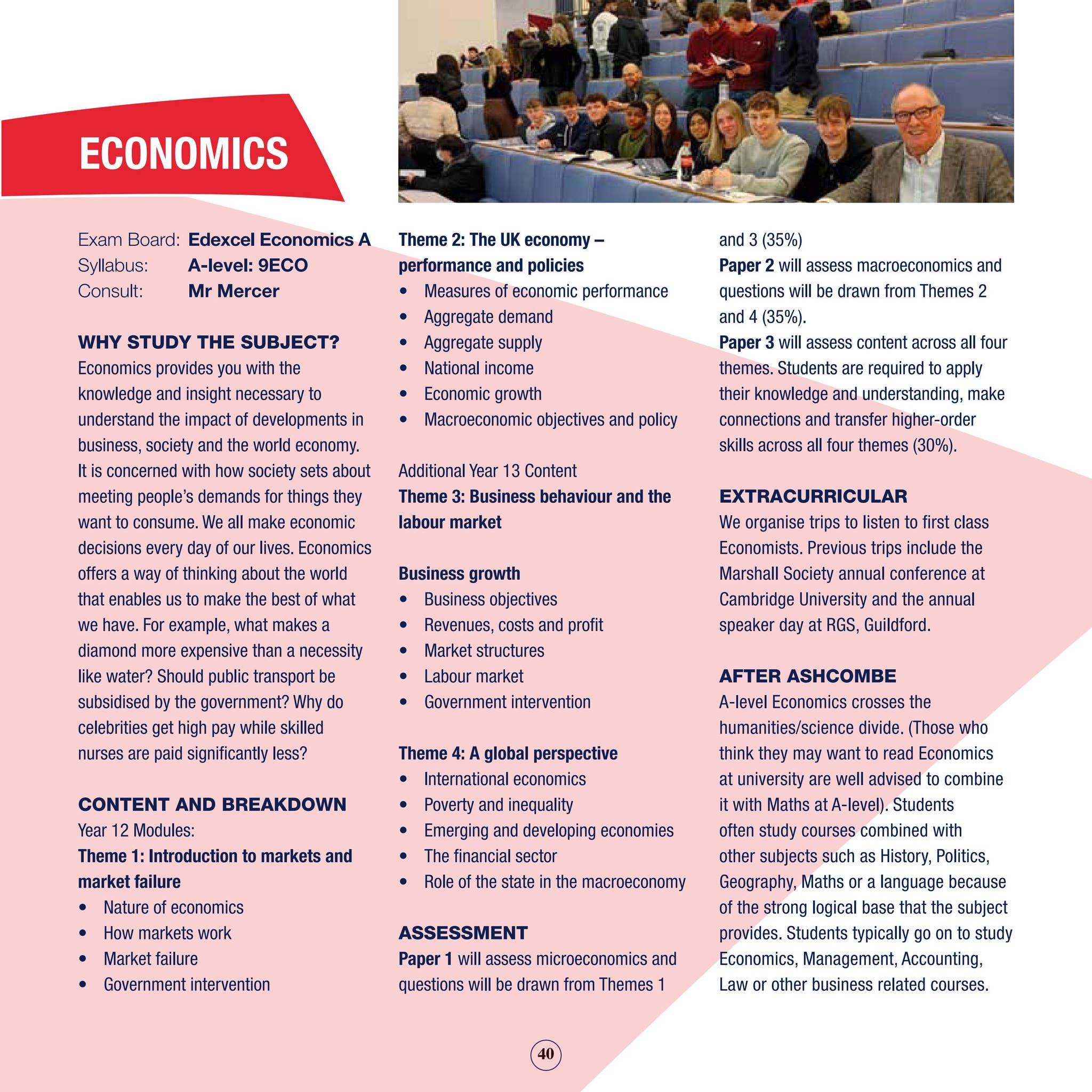 The Ashcombe School Sixth Form Prospectus by theashcombeschool - Issuu