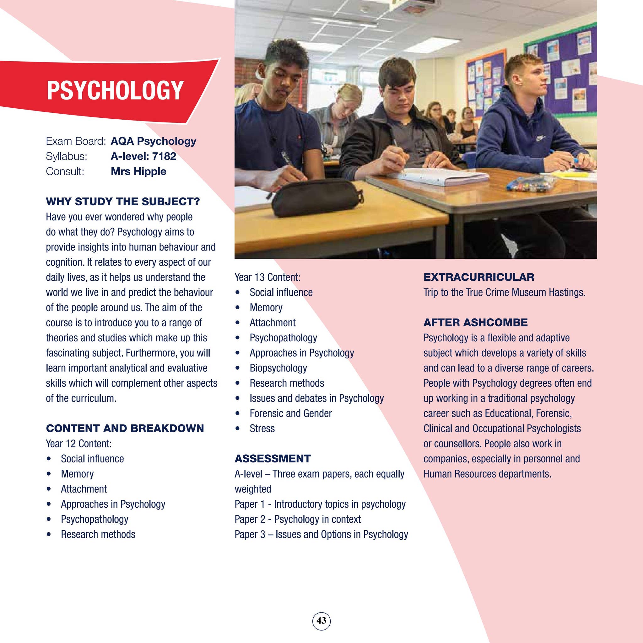 The Ashcombe School Sixth Form Prospectus by theashcombeschool - Issuu