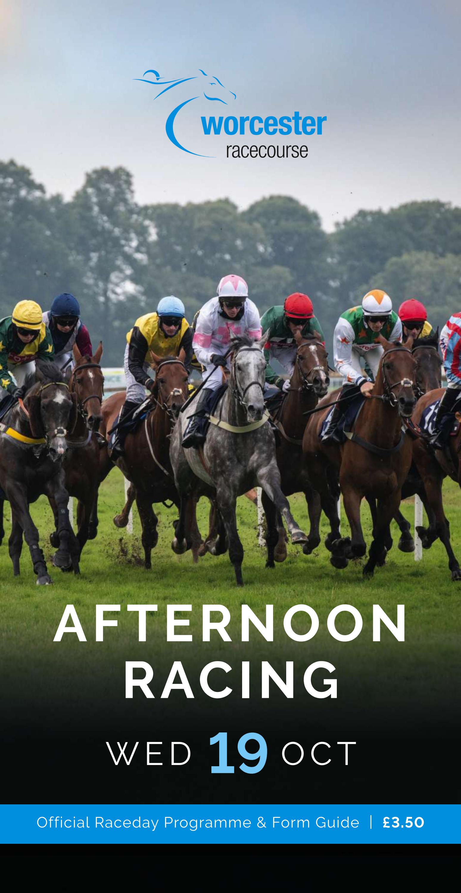 Worcester Racecard - Wednesday 19th October by Arena Racing Company - Issuu