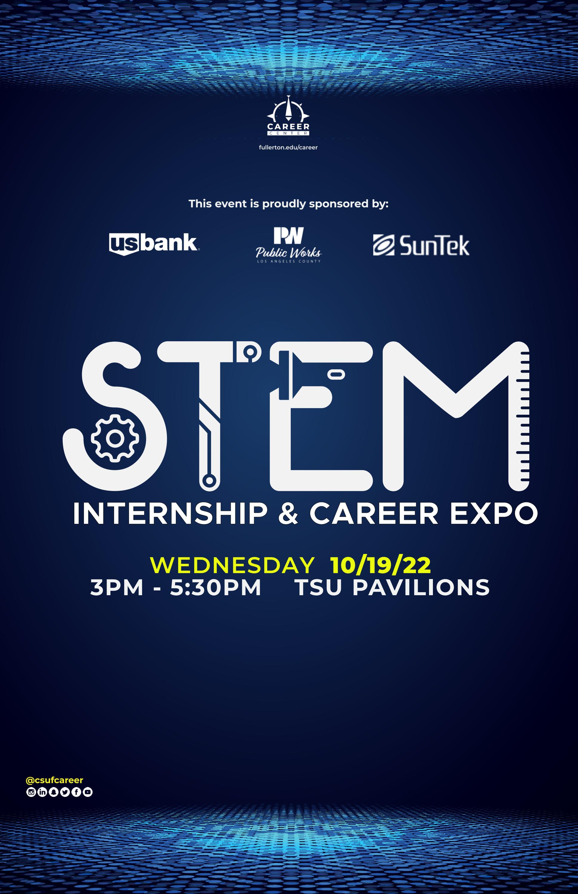 STEM Internship & Career Expo Program - Fall 2022 by Career Center - Issuu