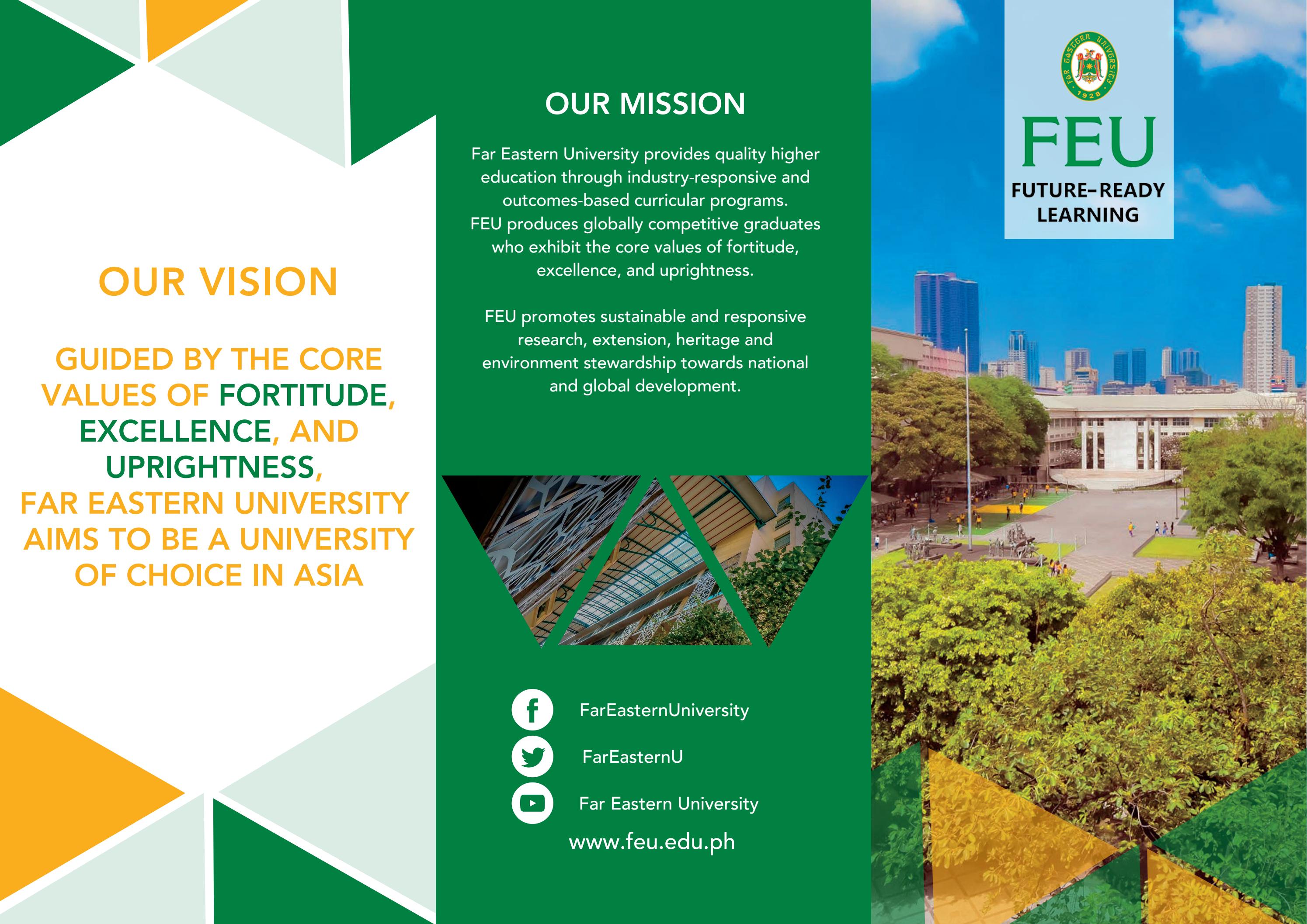 FEU UNDERGRADUATE PROGRAMS by feuadmissionsandfinancialassistance - Issuu