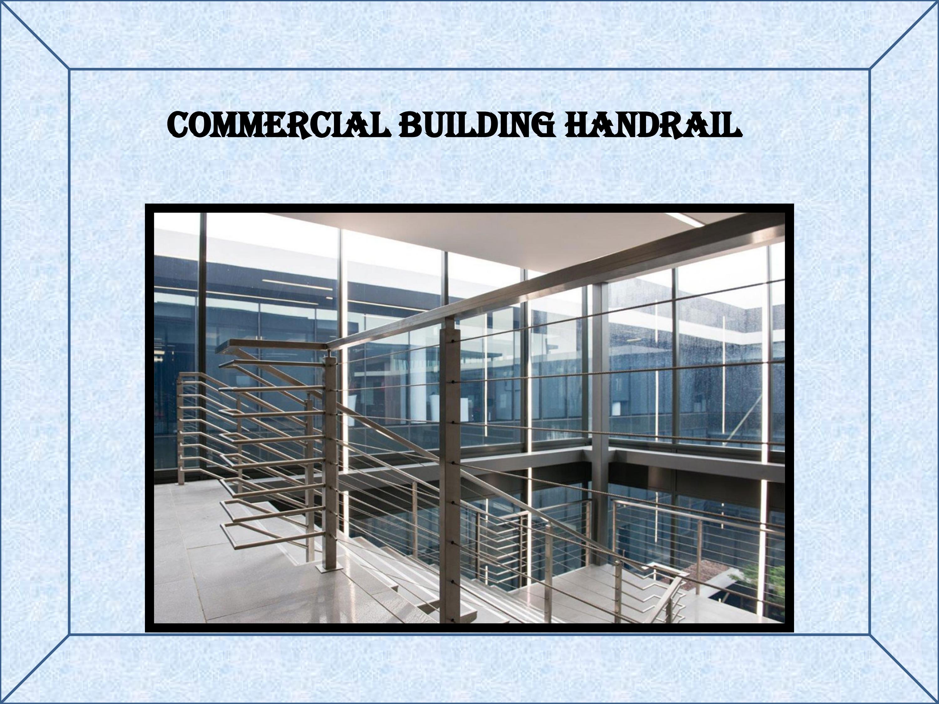 Commercial Building Hand Railing,SS Hand Railing,Frameless Glass Hand ...