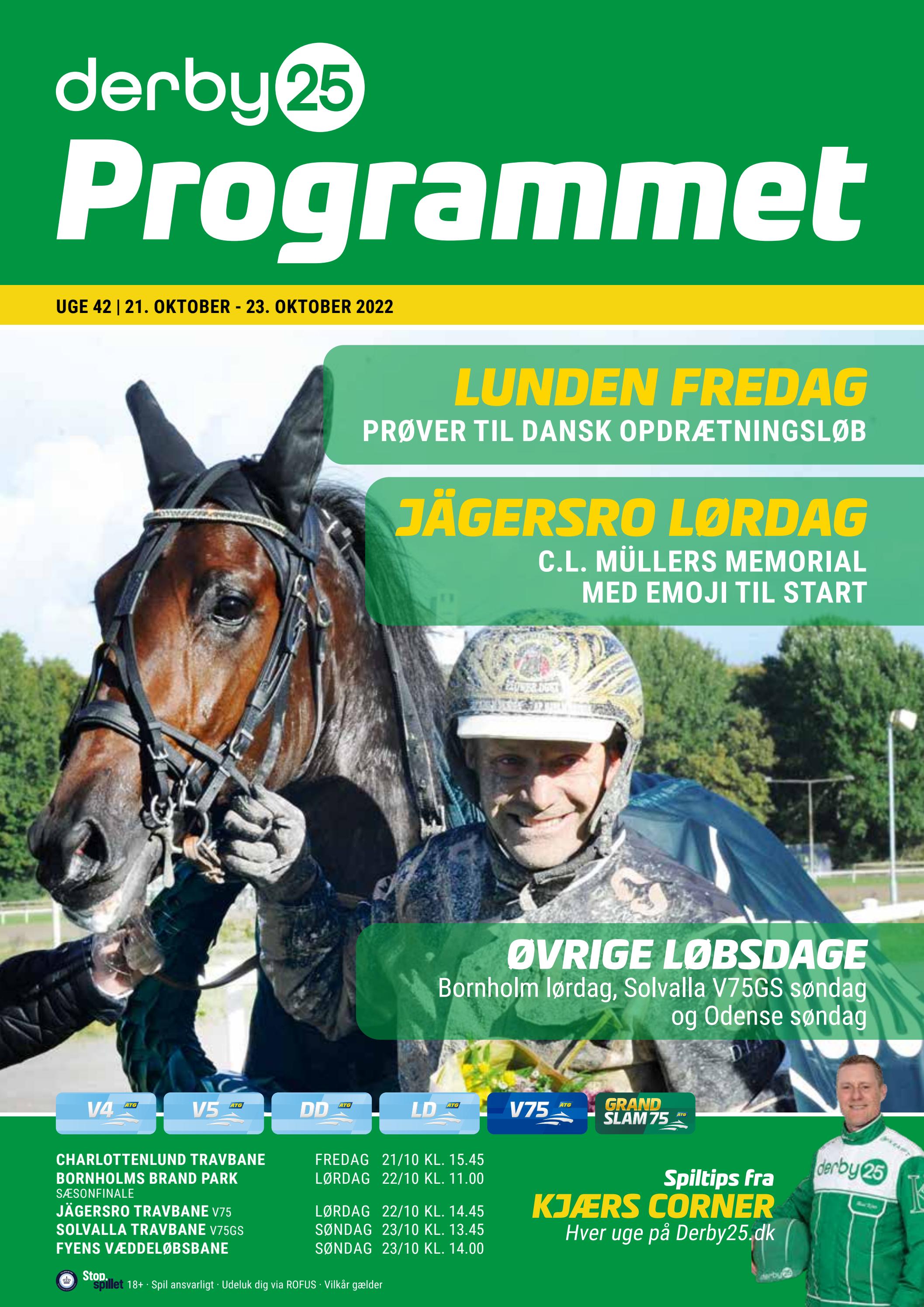 Derby25 Programmet Uge 42 by NHJepsen - Issuu