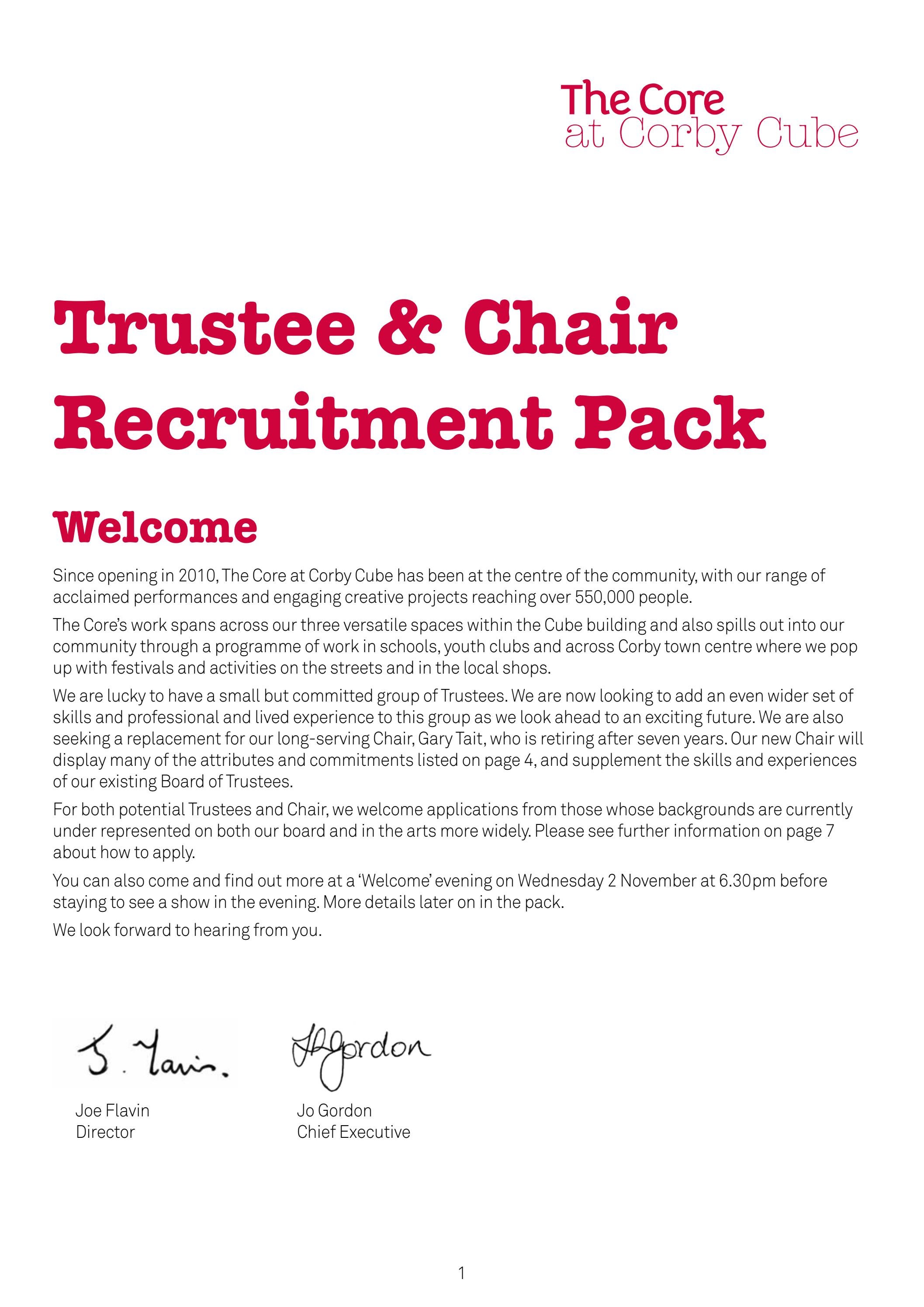 Trustee and Chair recruitment pack - easy read version by RoyalDerngate ...