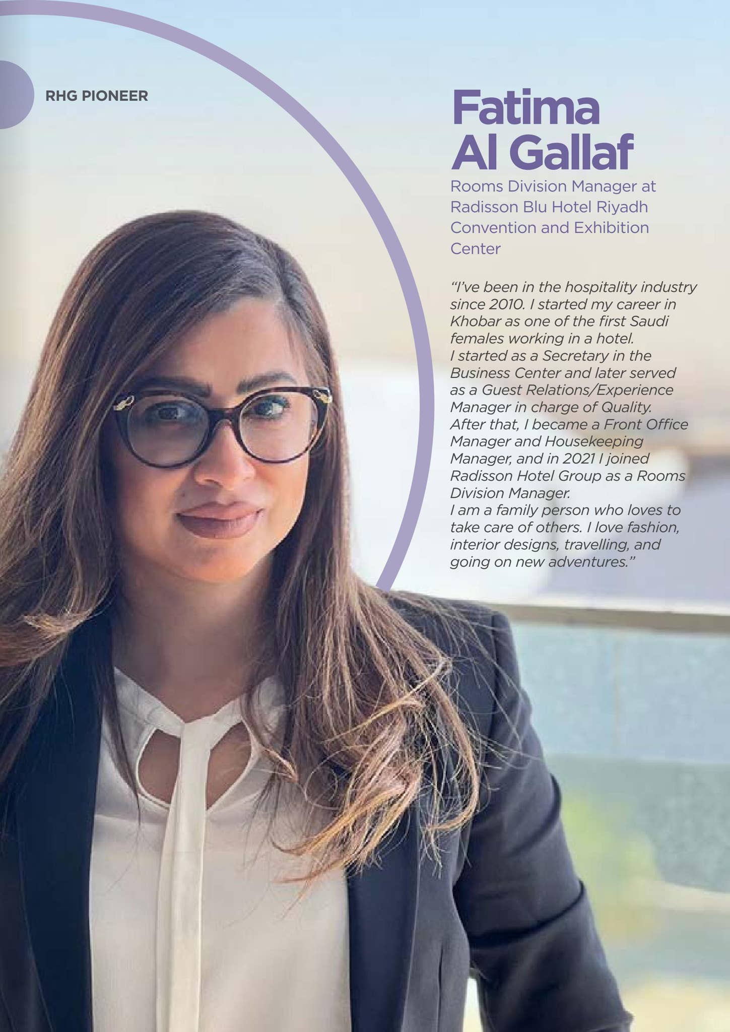 RHG - Pioneers ... Unstoppable women Fatima Al Gallaf by Creative ...